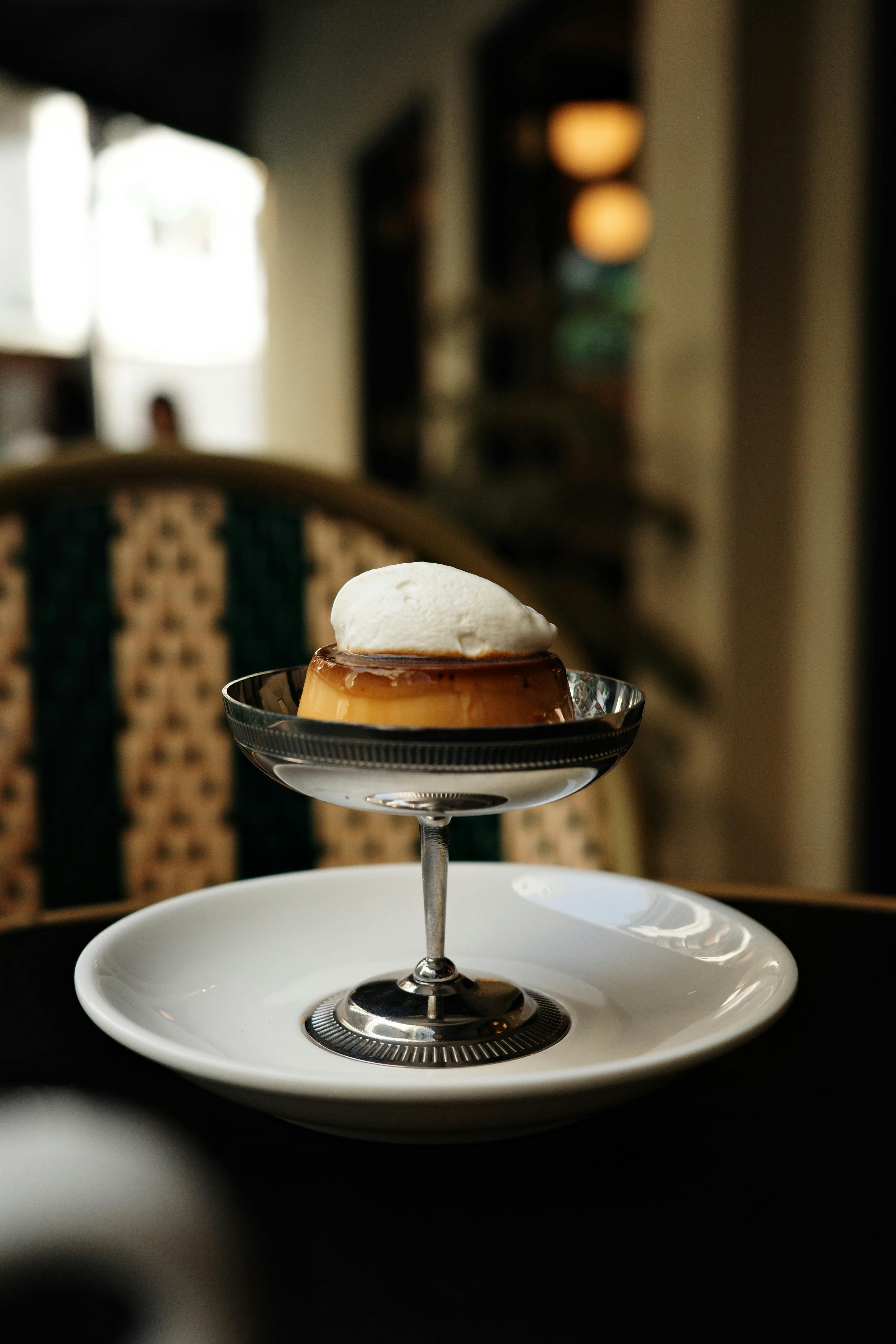 Elegant Dessert in a Fine Dining Setting · Free Stock Photo