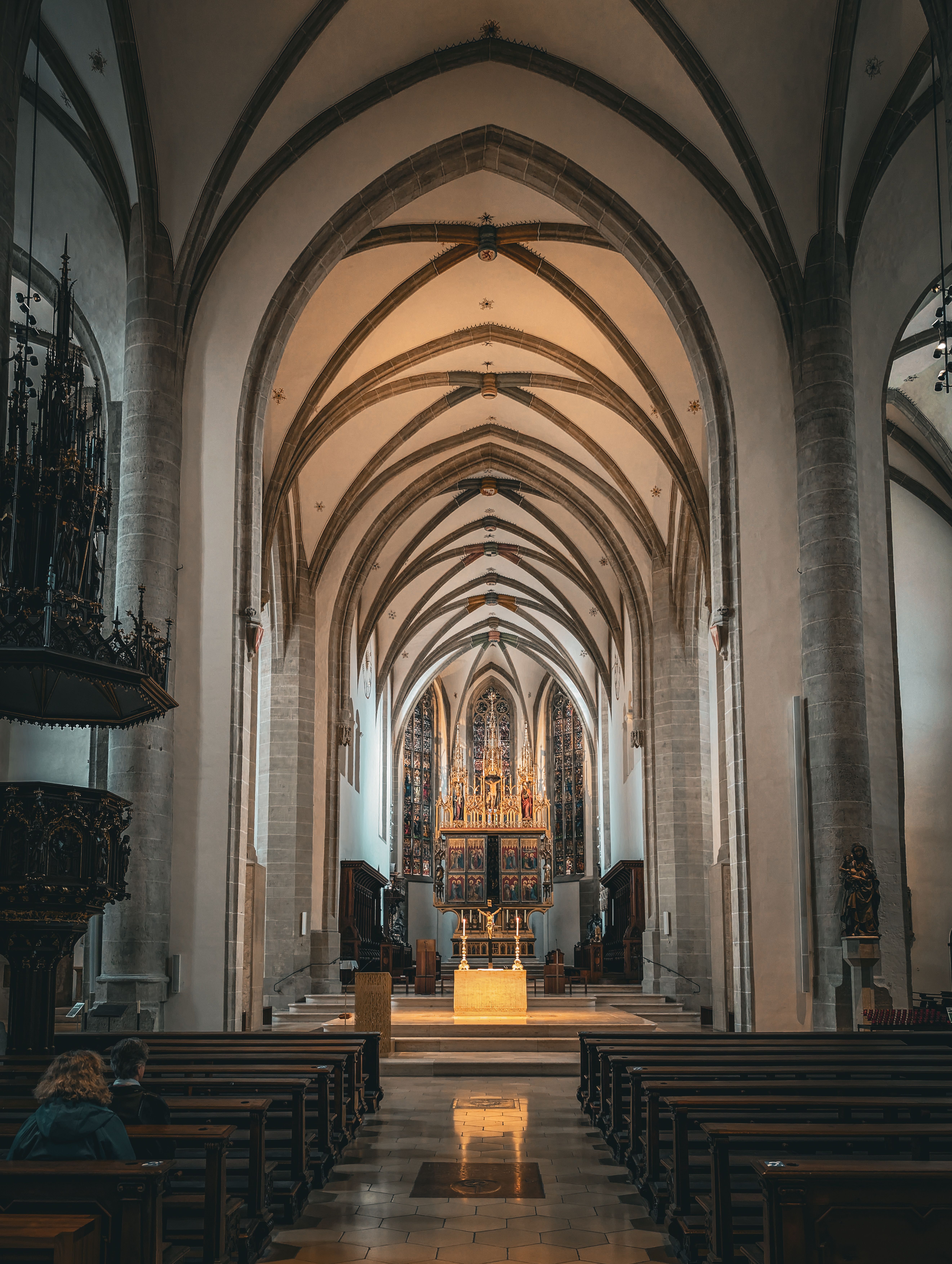 Cathedral Interior View · Free Stock Photo