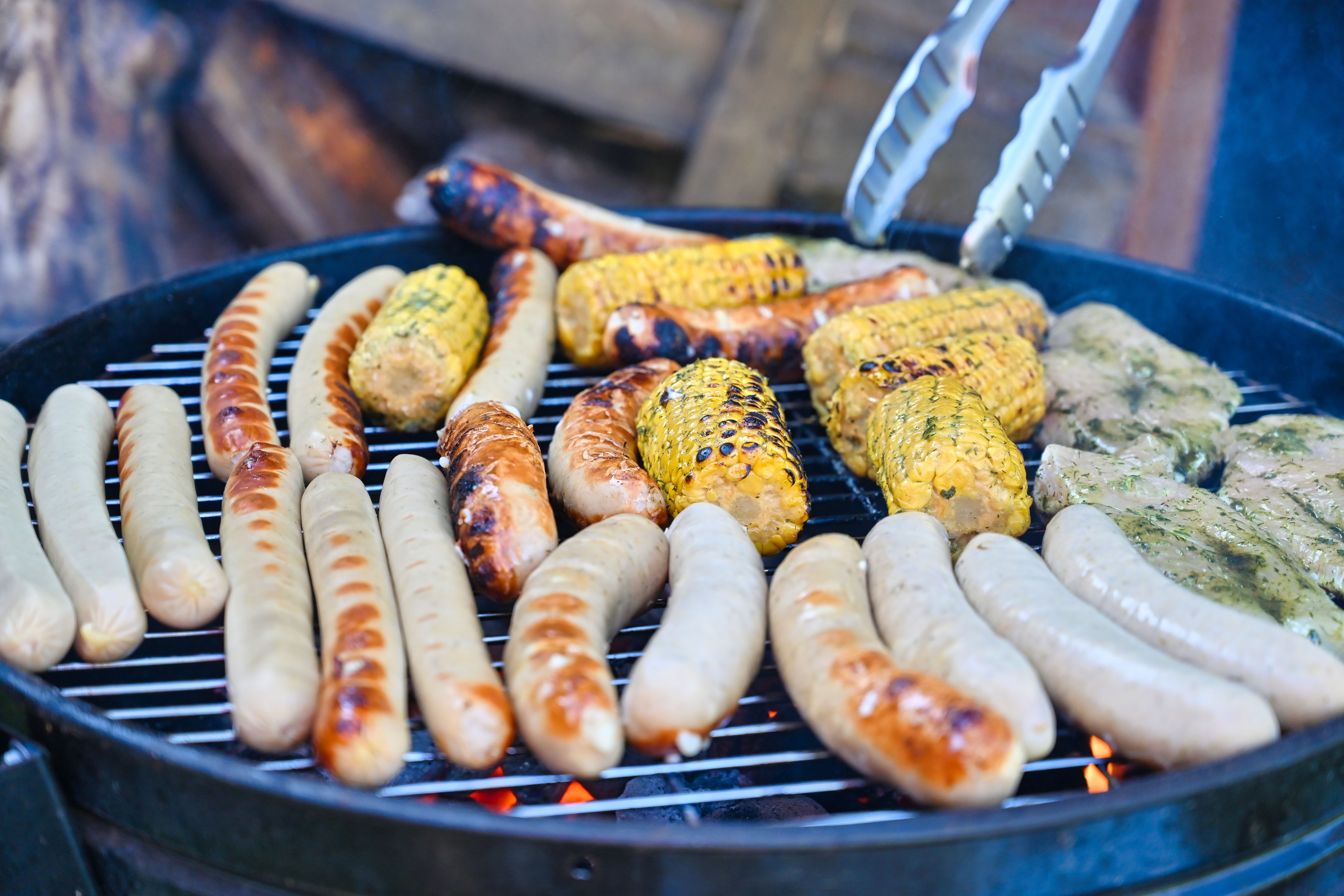 Delicious Grilled Food on Outdoor Barbecue · Free Stock Photo