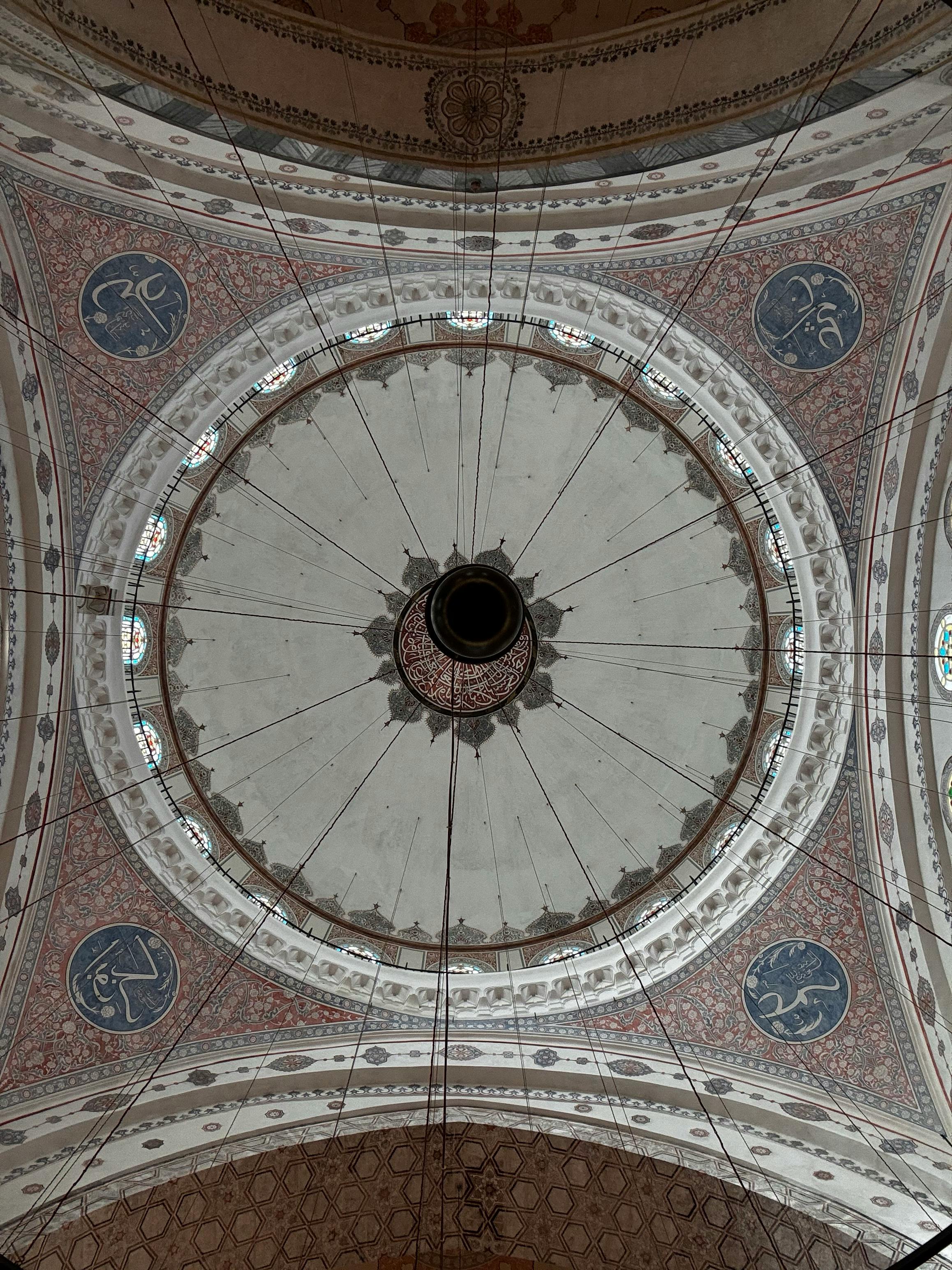 Intricate Islamic Dome Interior View · Free Stock Photo