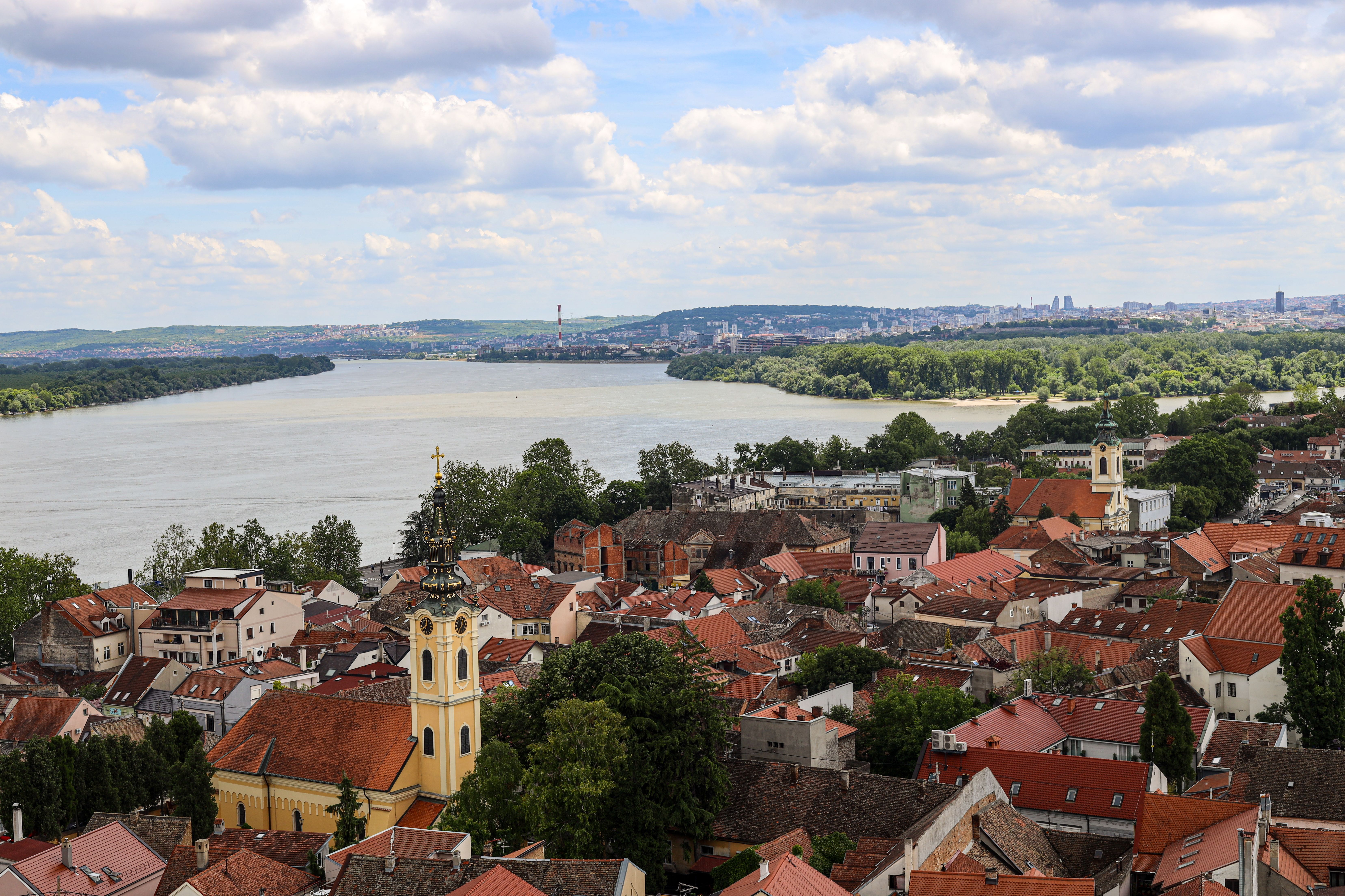 Scenic View of Zemun and Danube River · Free Stock Photo