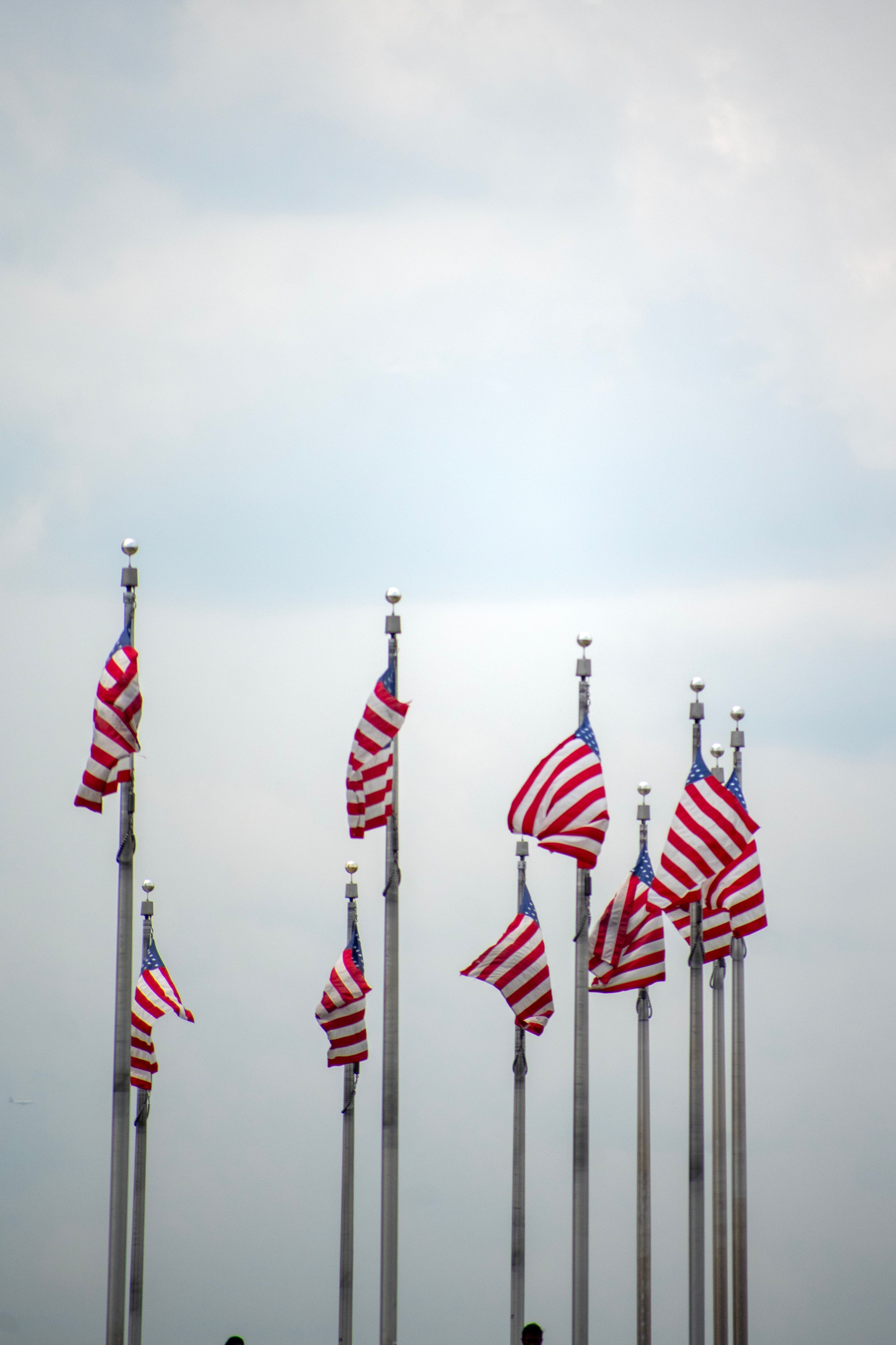 Waiving American Flags Photos, Download The BEST Free Waiving American ...