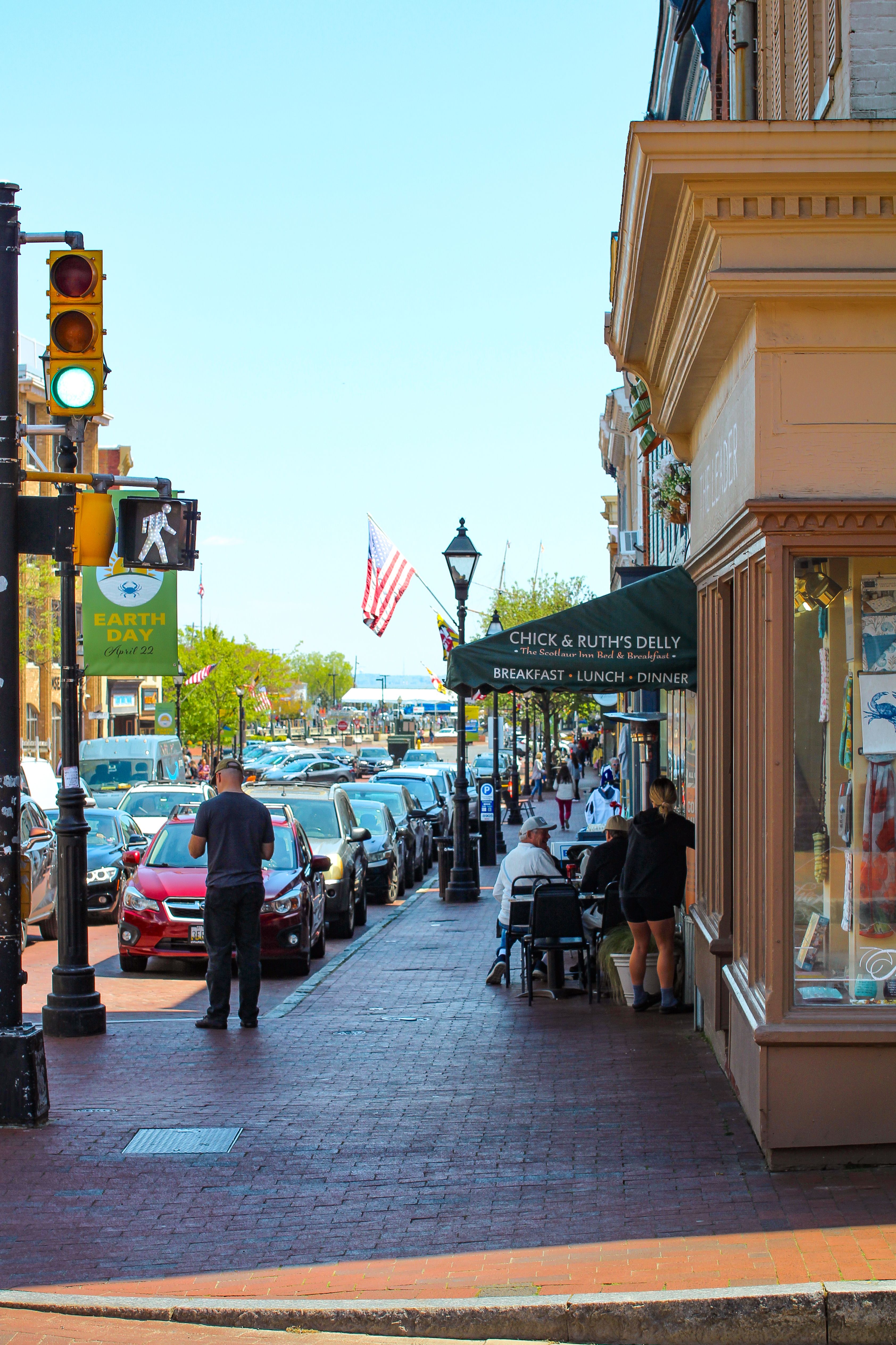 Busy Main Street in Downtown Annapolis, Maryland · Free Stock Photo