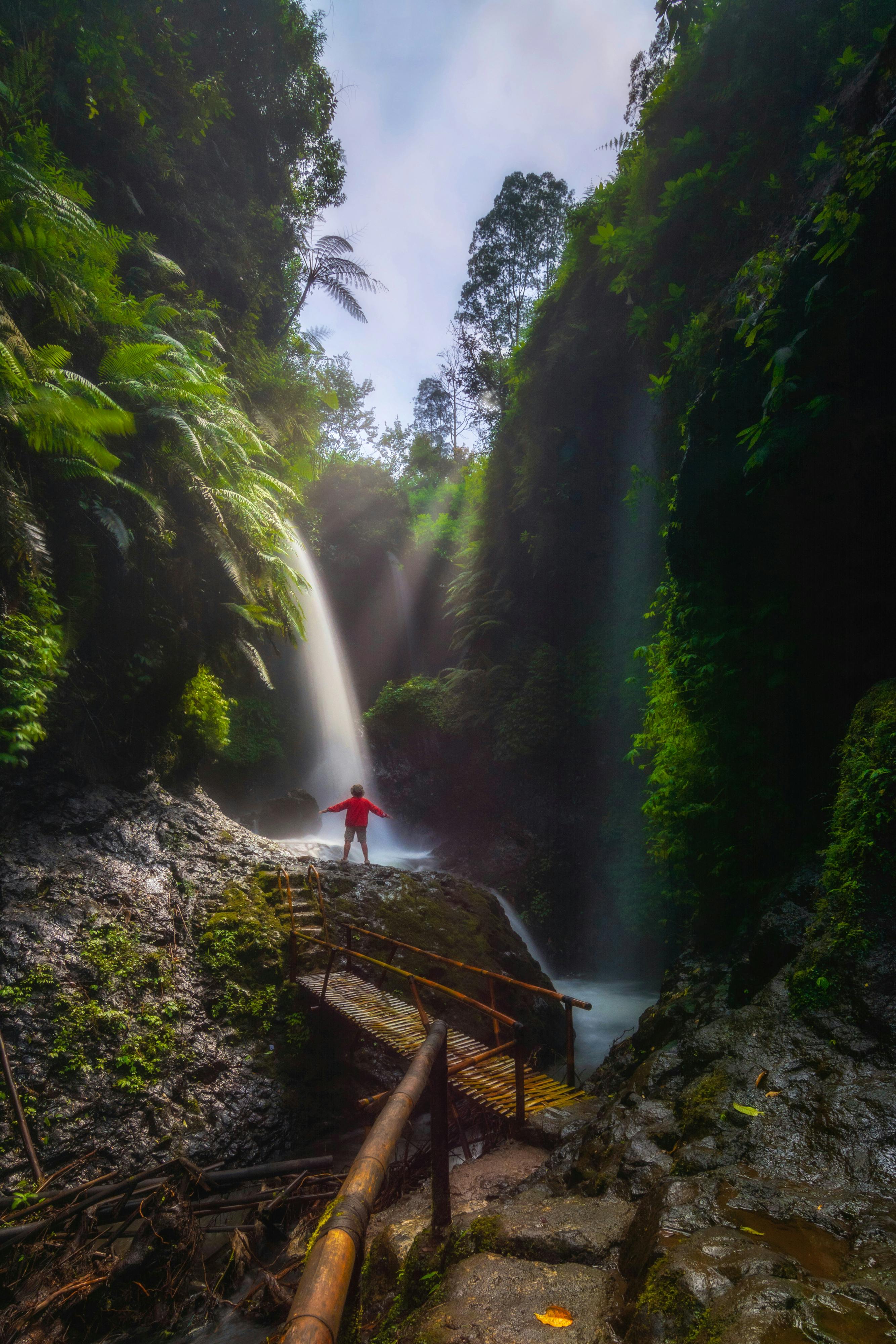 Stunning Waterfall in Lembang, West Java · Free Stock Photo