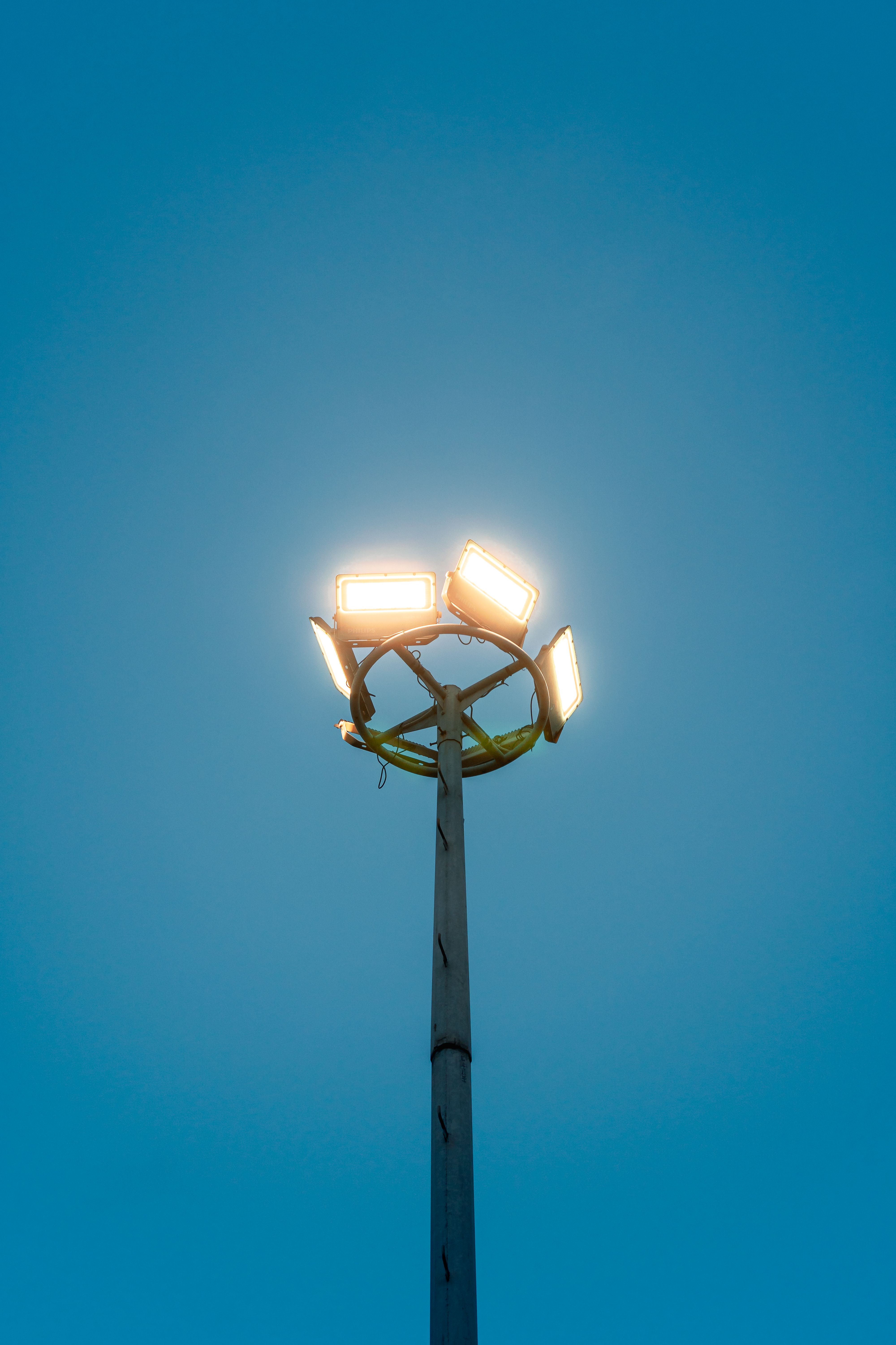 Street Light Against a Twilight Sky in Indonesia · Free Stock Photo