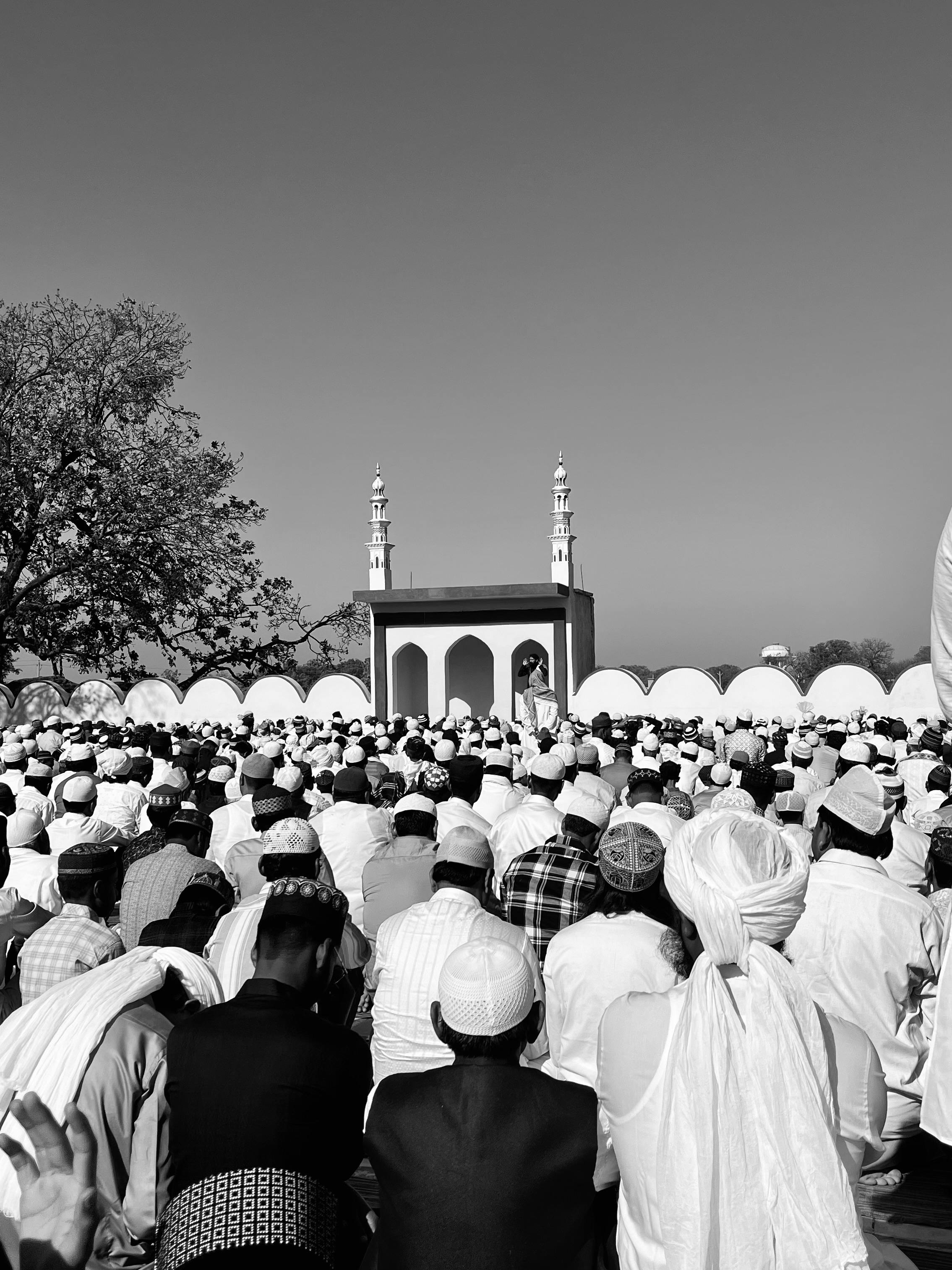 Large Gathering at Outdoor Religious Ceremony · Free Stock Photo