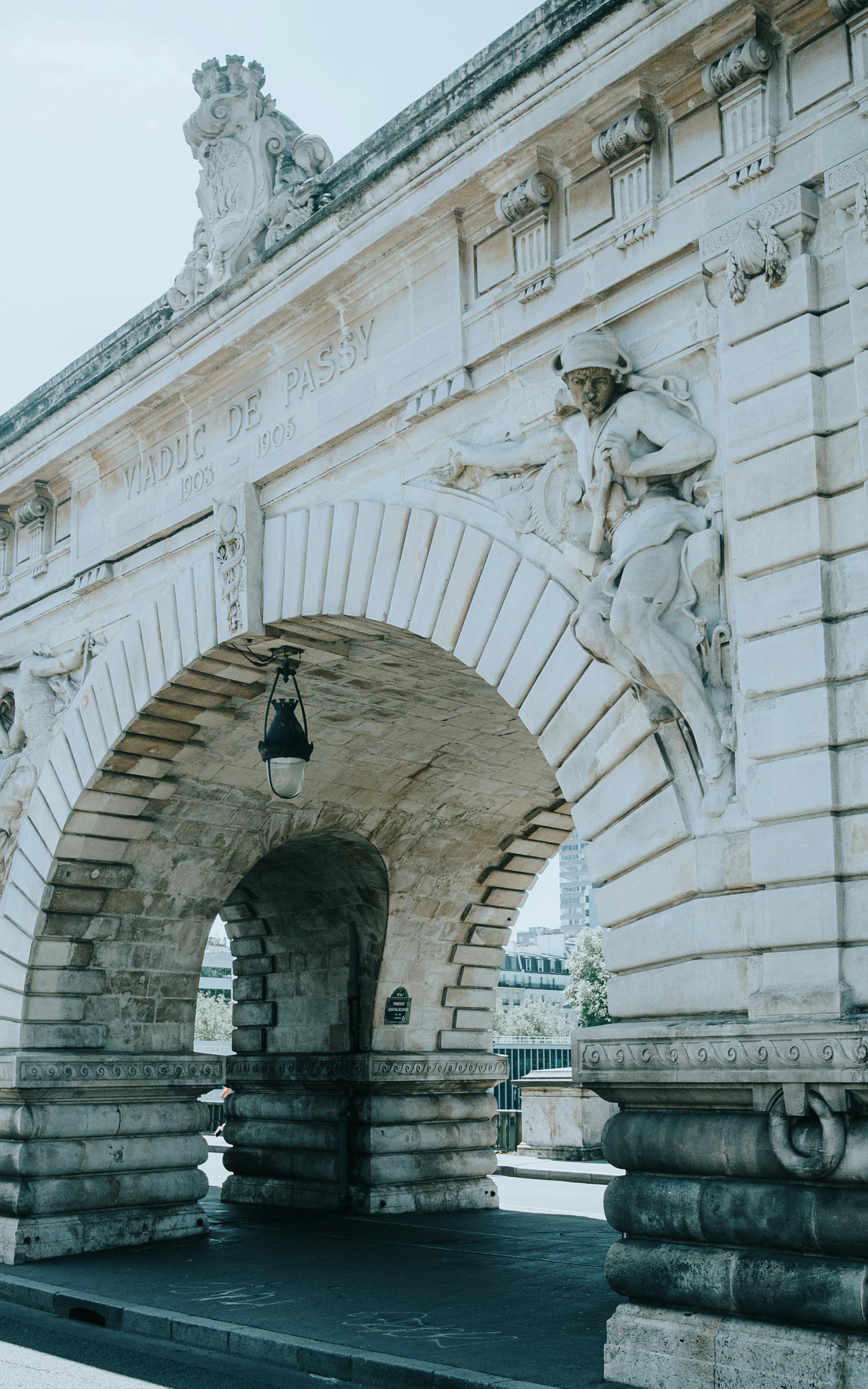Elegant Arched Passageway in Paris · Free Stock Photo