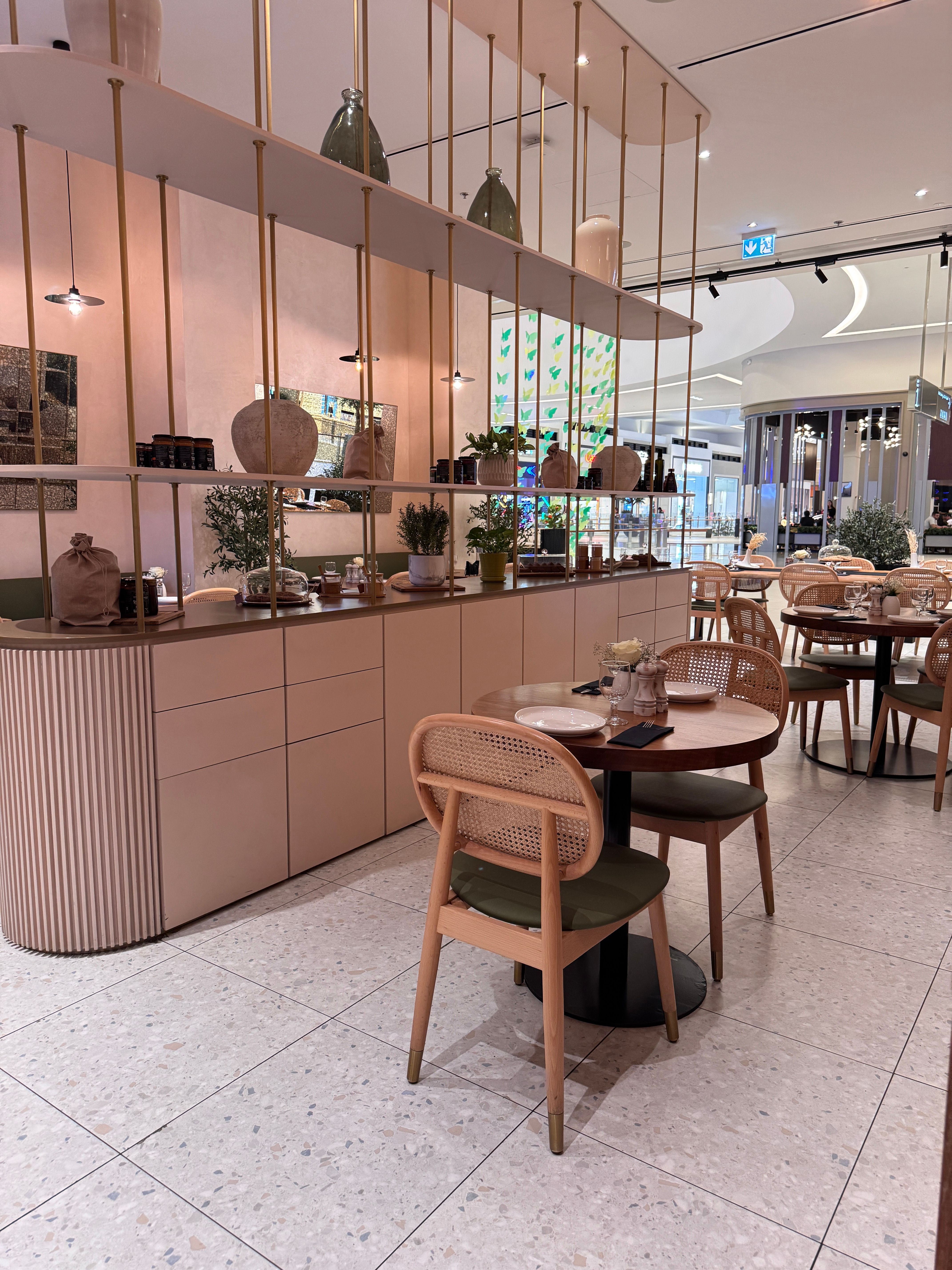 Elegant Modern Cafe Interior with Minimalist Decor · Free Stock Photo