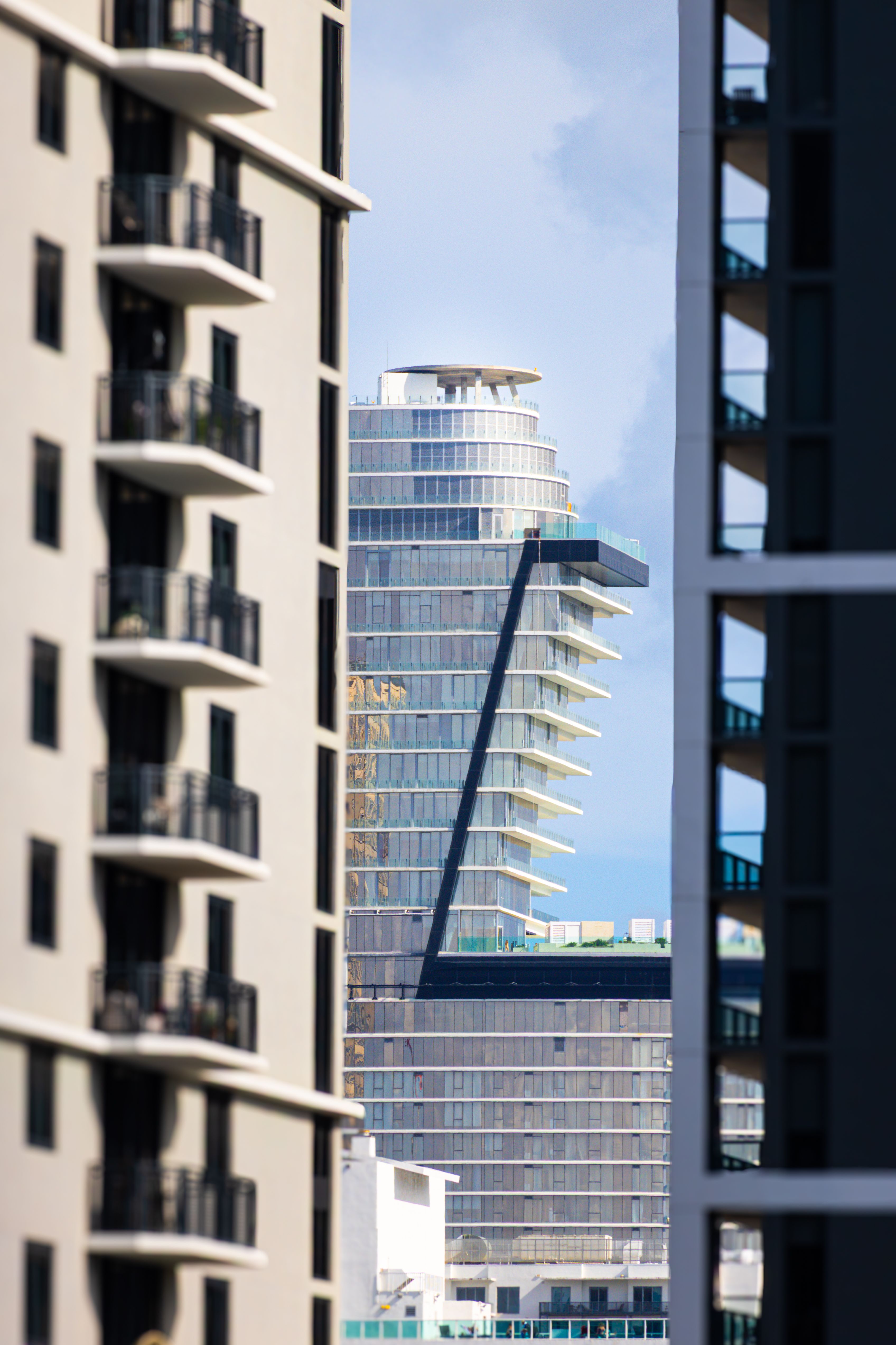 Modern Miami Architecture Framed by High Rises · Free Stock Photo