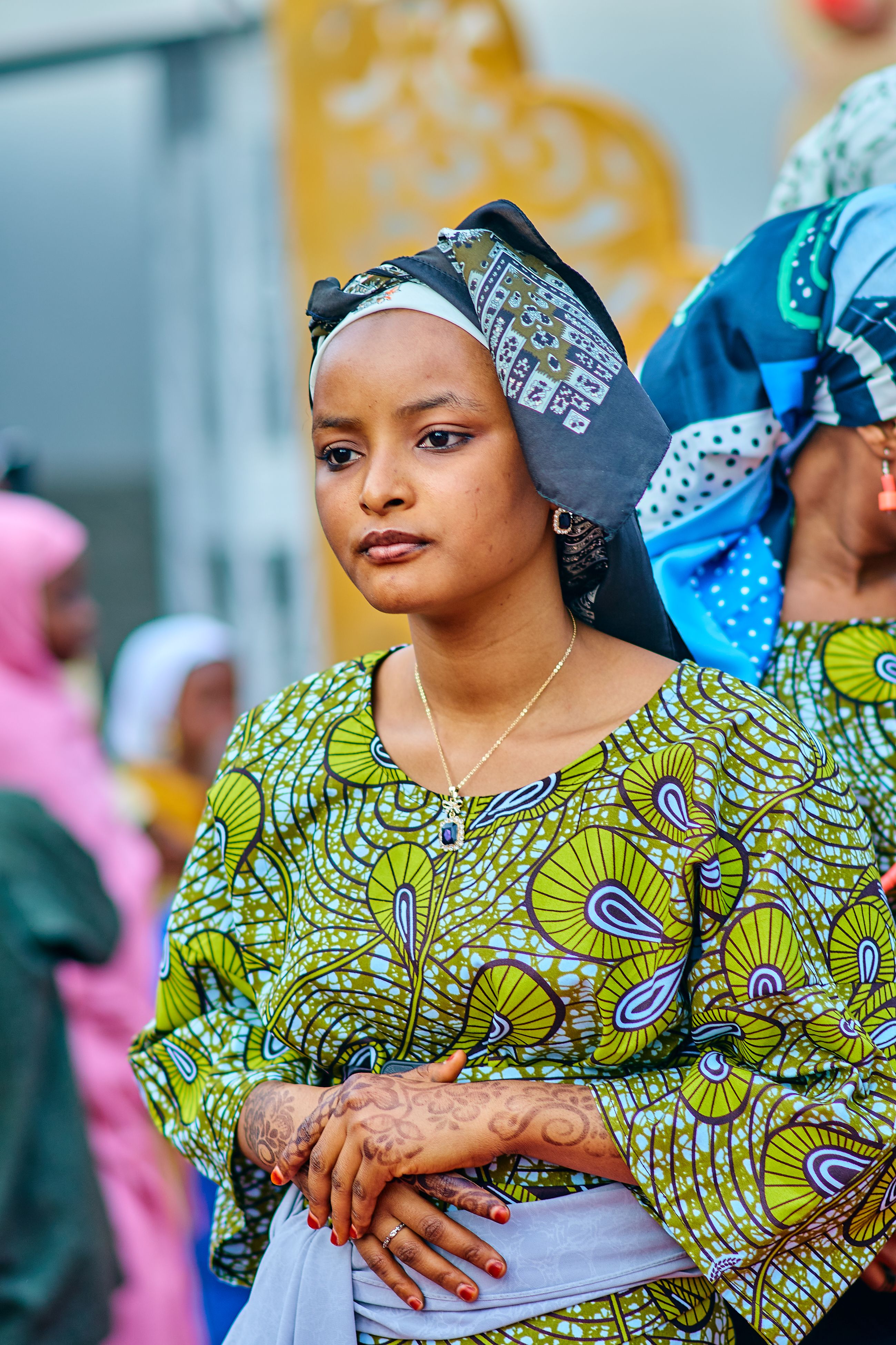 Colorful Traditional Attire Gathering · Free Stock Photo