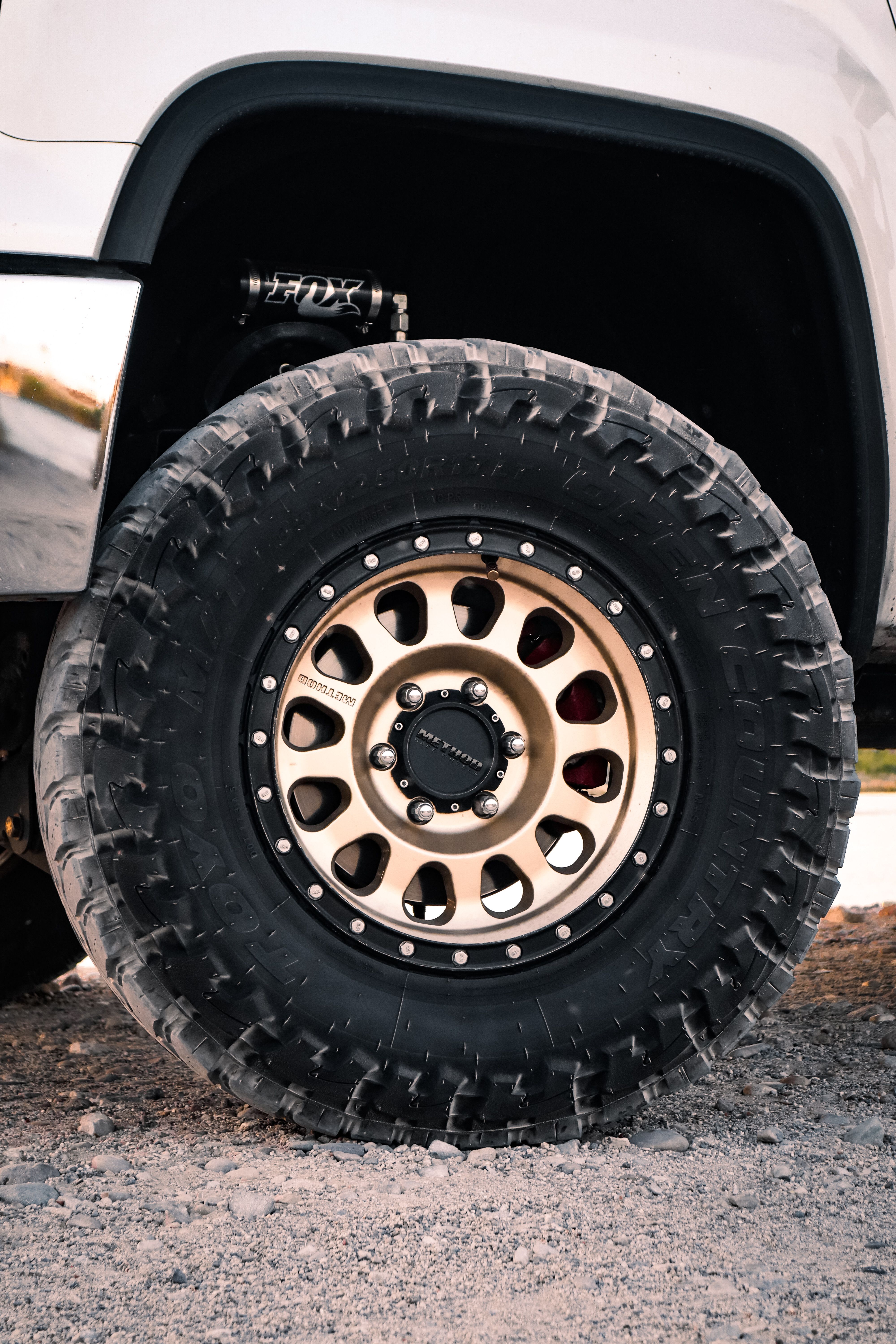 Close-up of Off-Road Tire on Vehicle · Free Stock Photo