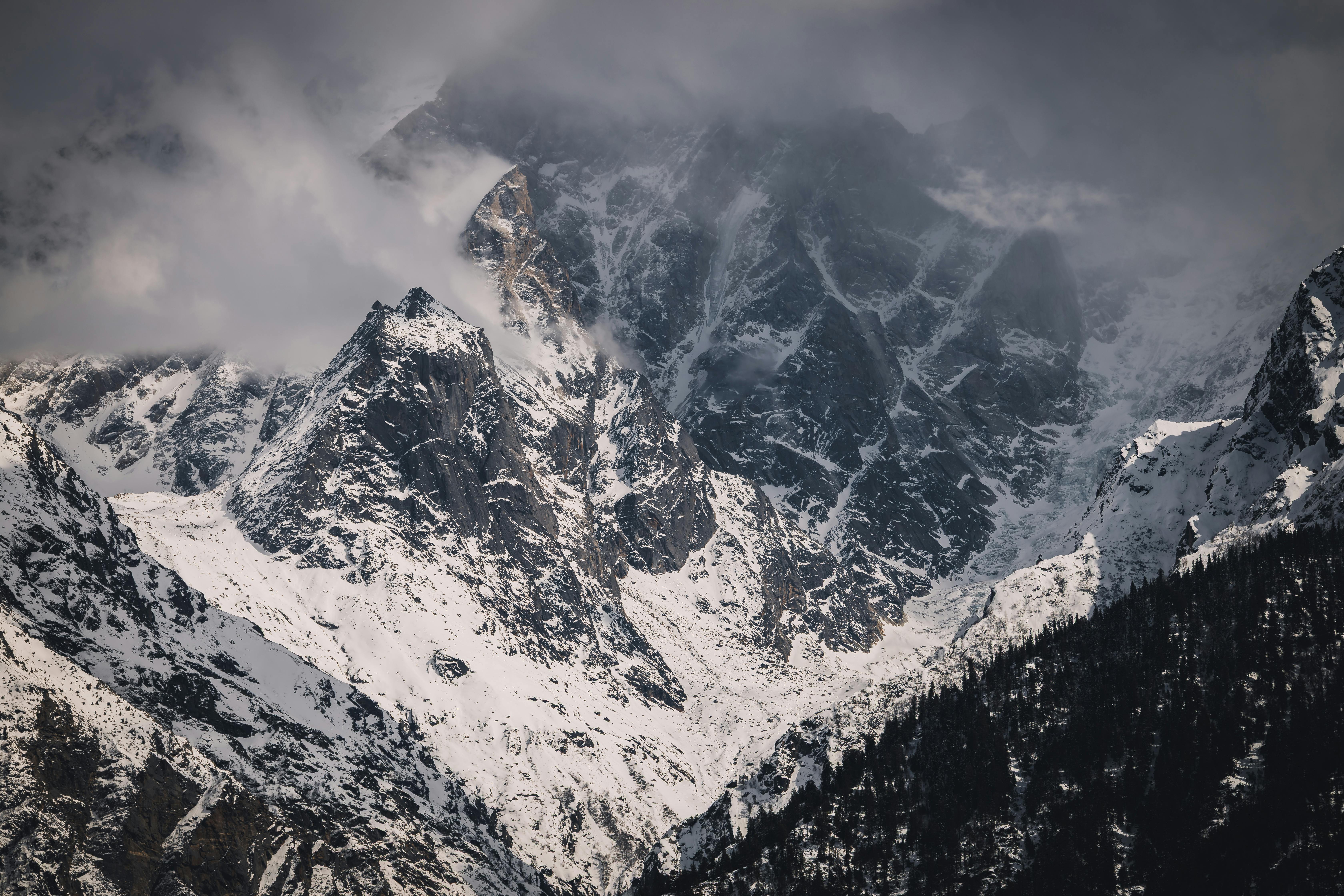 Majestic Himalayan Snow-Covered Peaks · Free Stock Photo