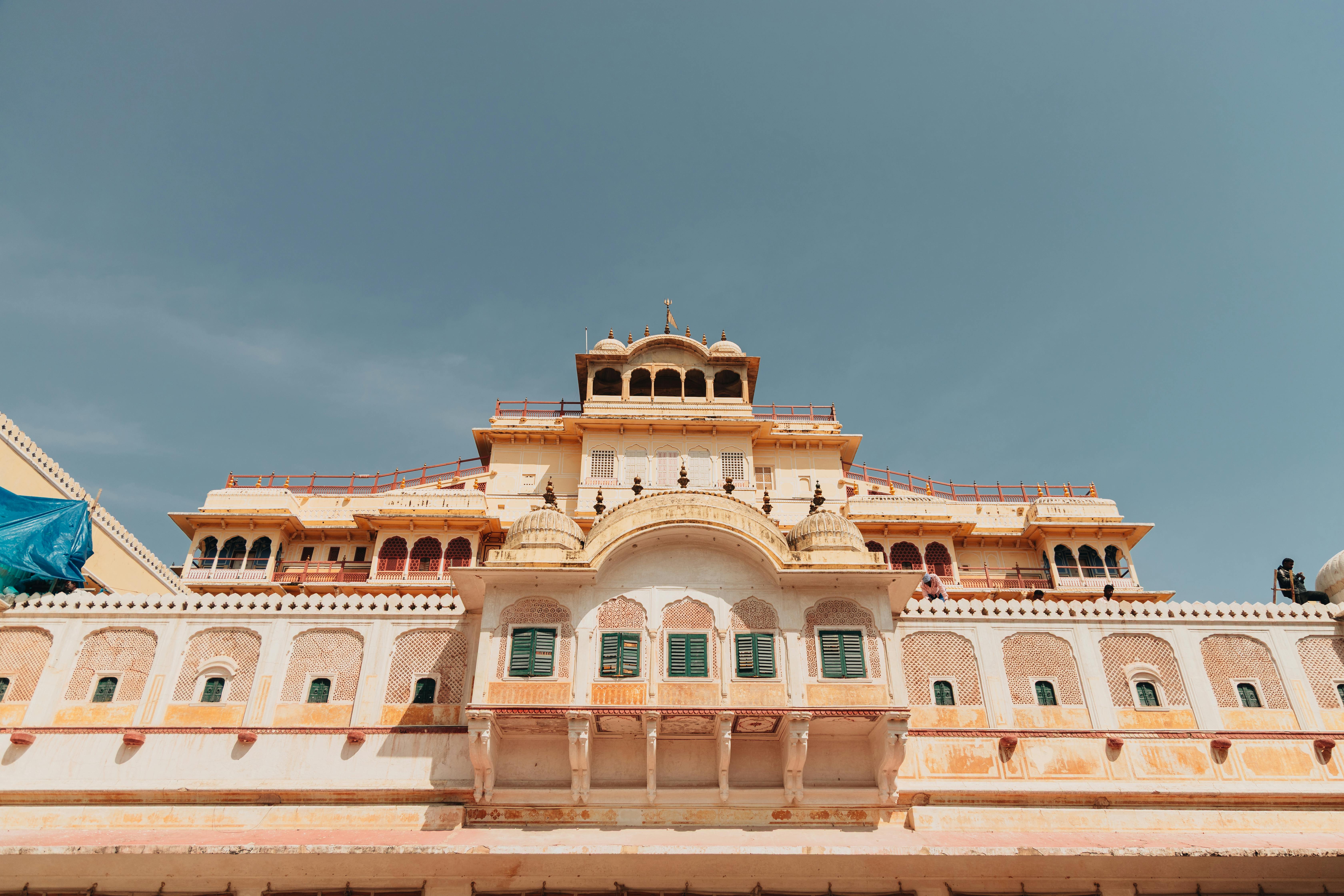 Majestic Rajasthani Architecture of Jaipur Palace · Free Stock Photo