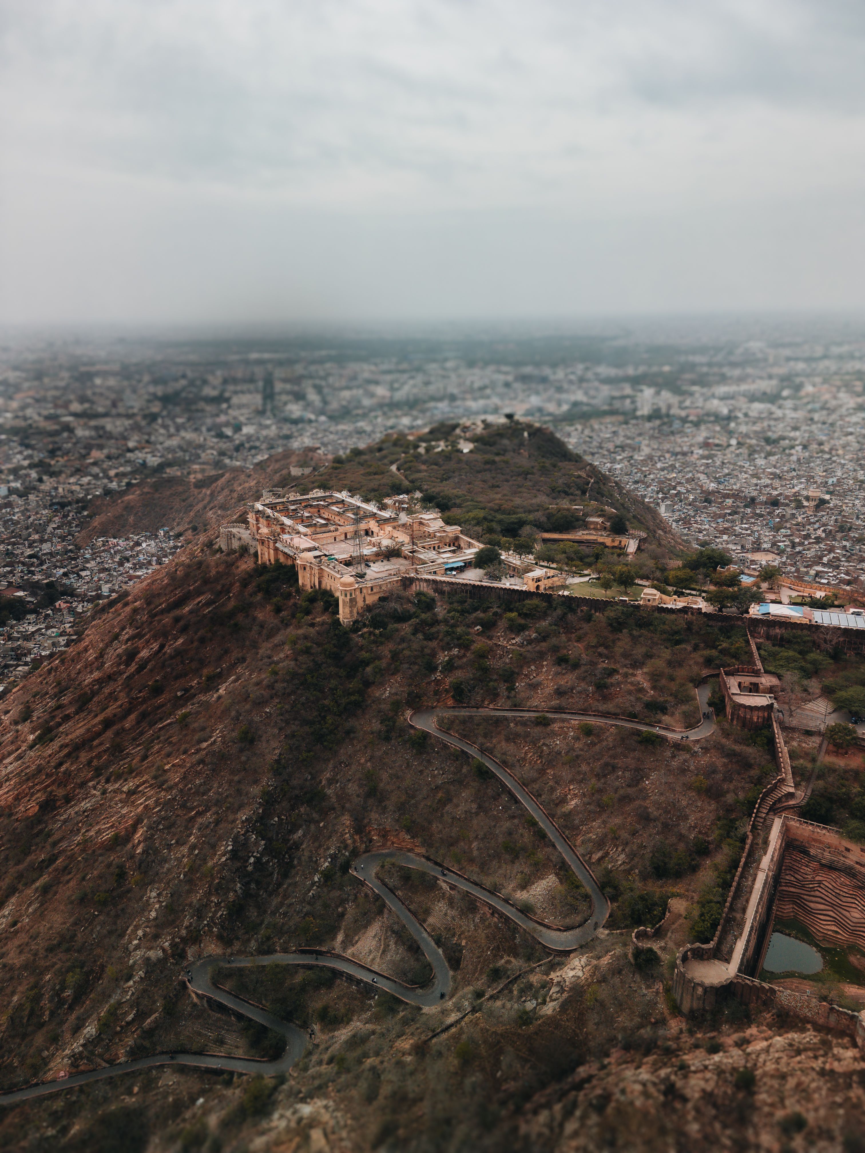 Aerial View of Nahargarh Fort in Jaipur, India · Free Stock Photo