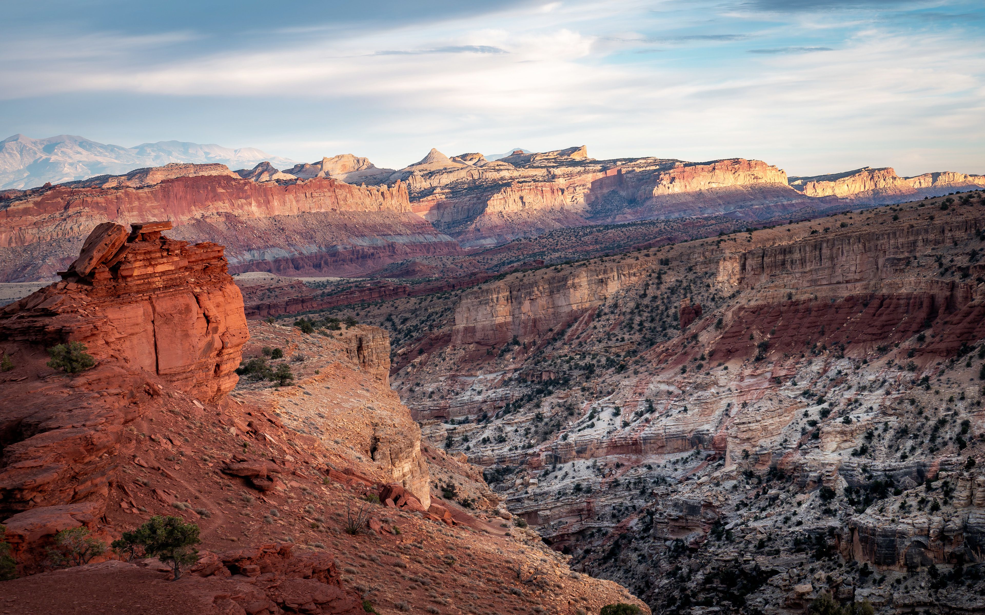 Stunning Sunset Over Capitol Reef National Park · Free Stock Photo