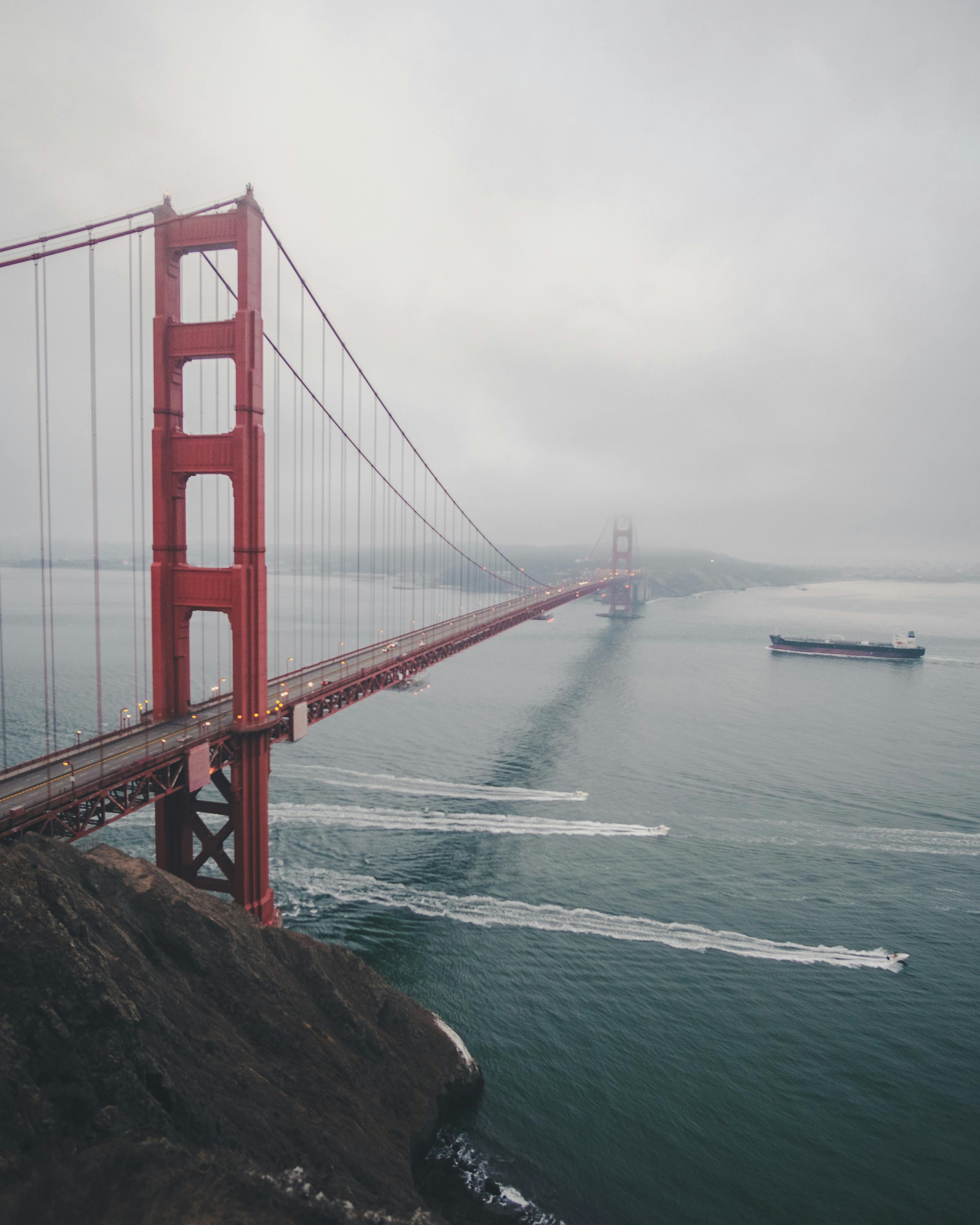 Golden Gate Bridge Fog Wallpaper