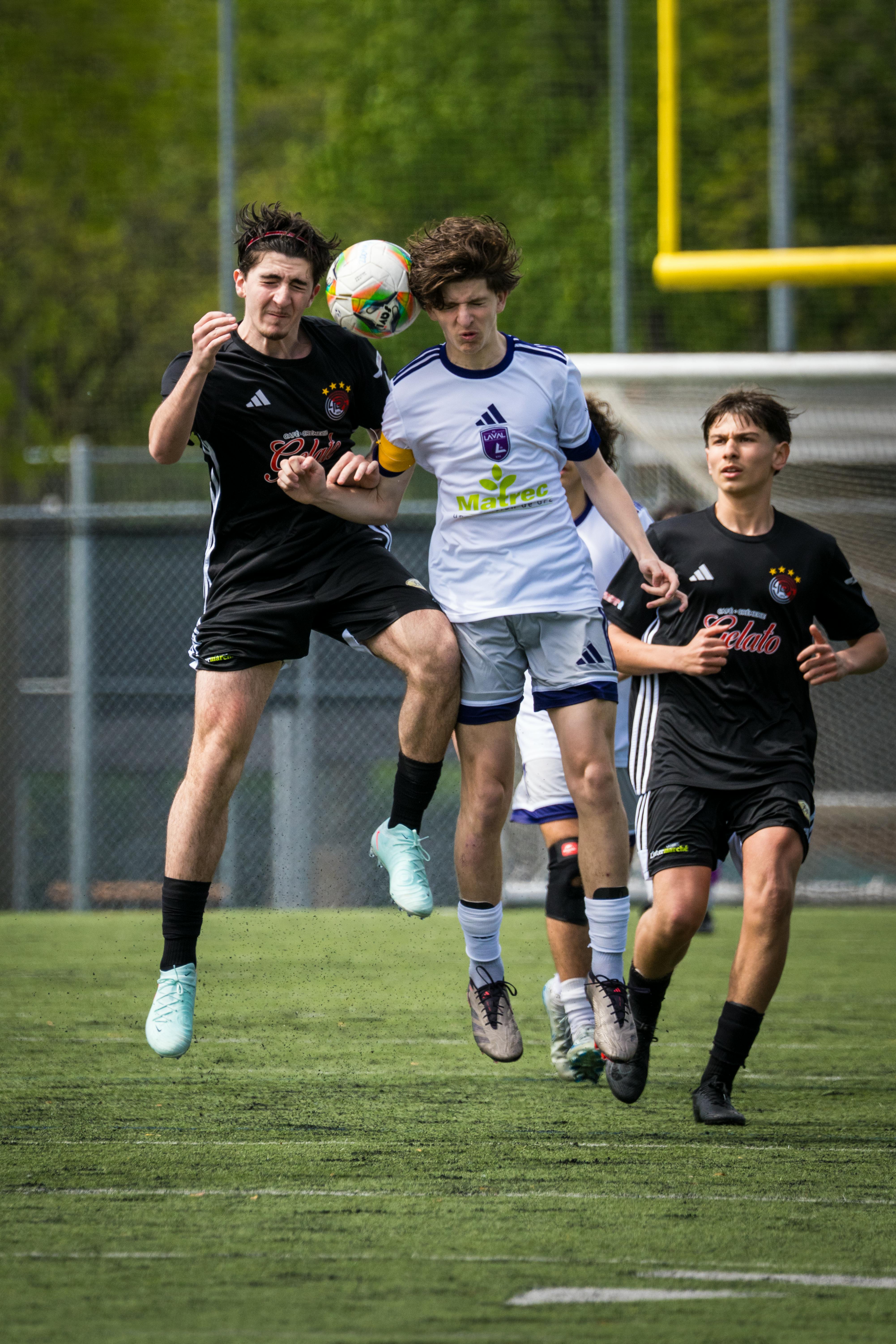 Intense Youth Soccer Game in Laval, Canada · Free Stock Photo