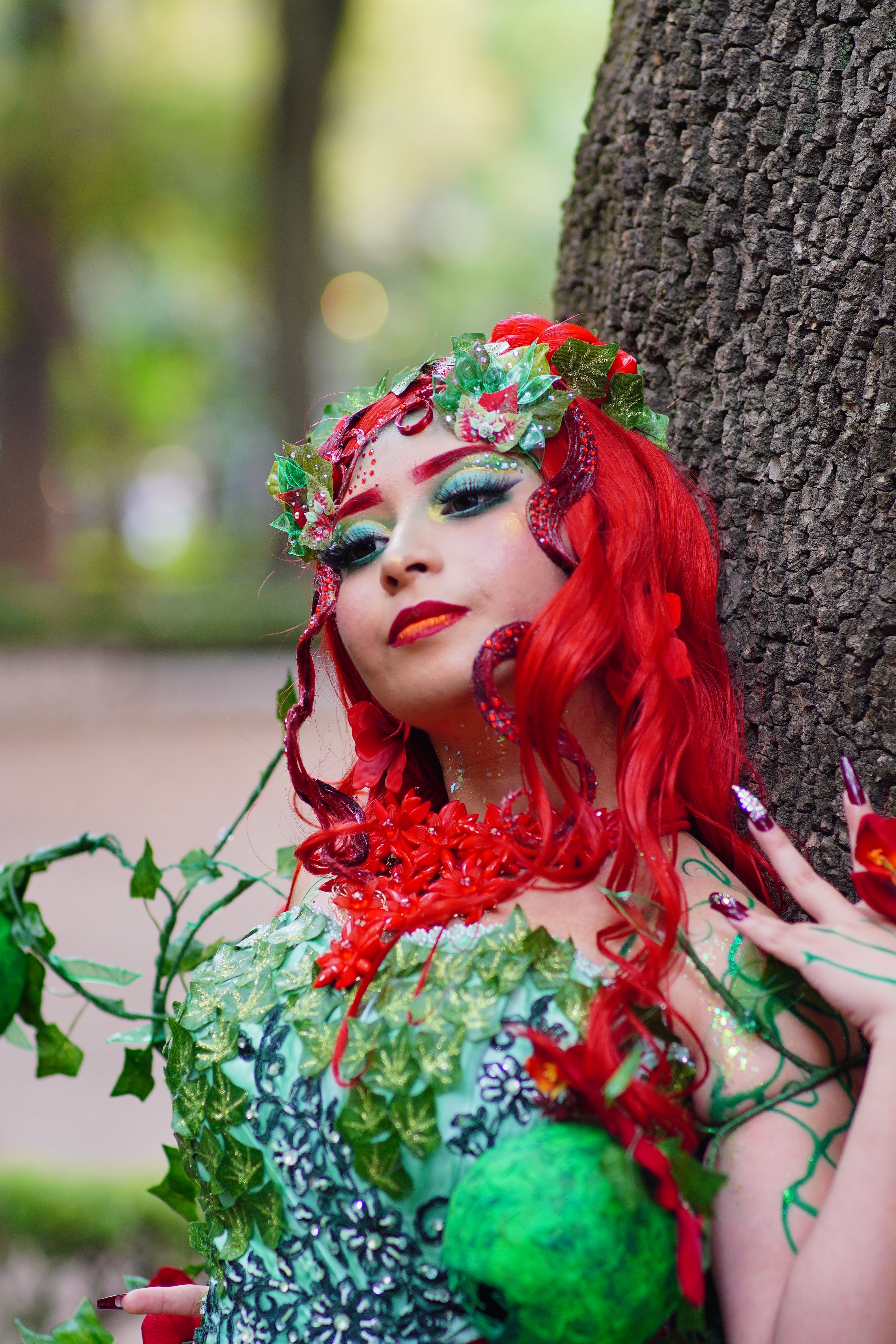 Fantasy Cosplay with Nature-Inspired Costume · Free Stock Photo