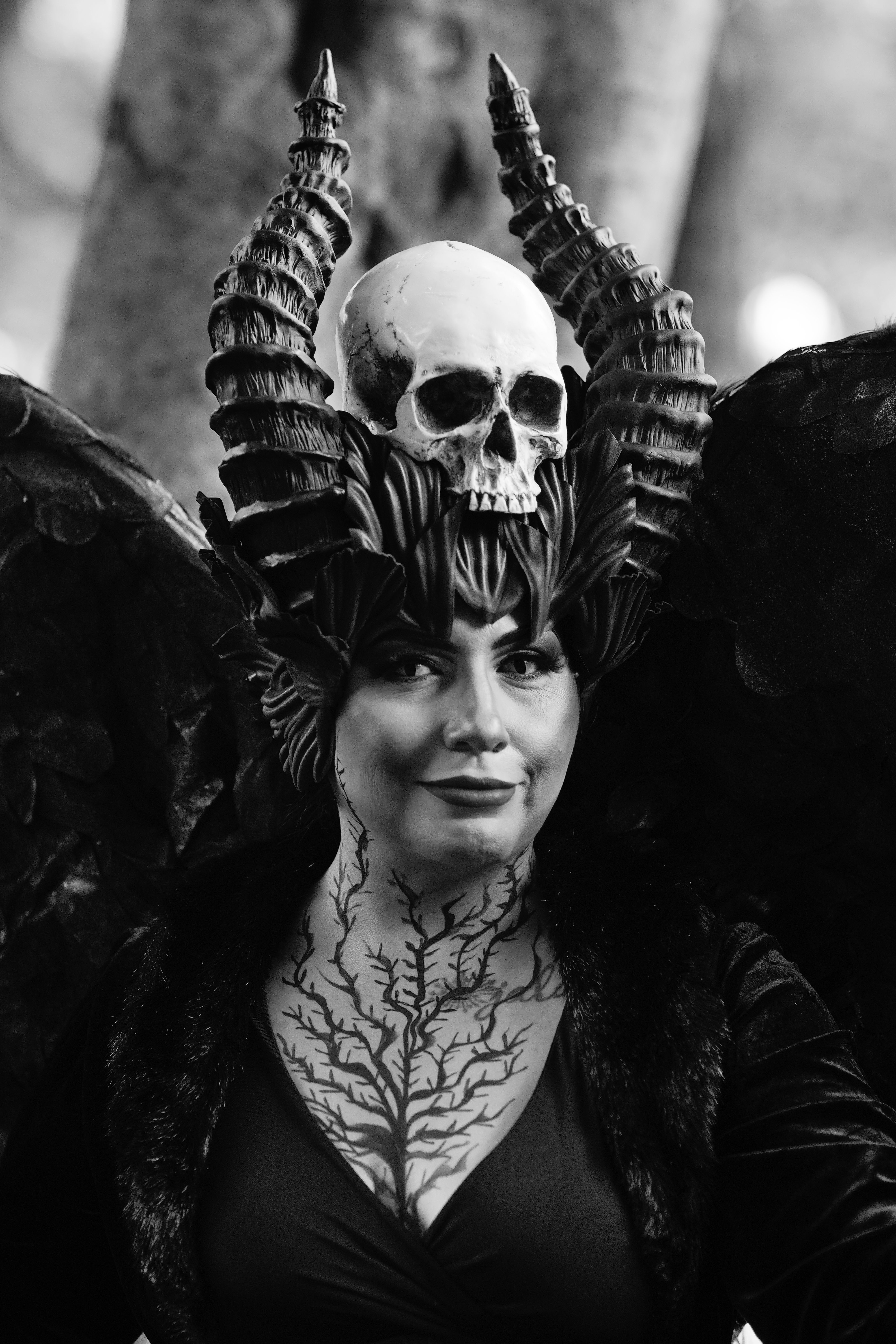 Fantasy Costume with Skulls and Horns · Free Stock Photo