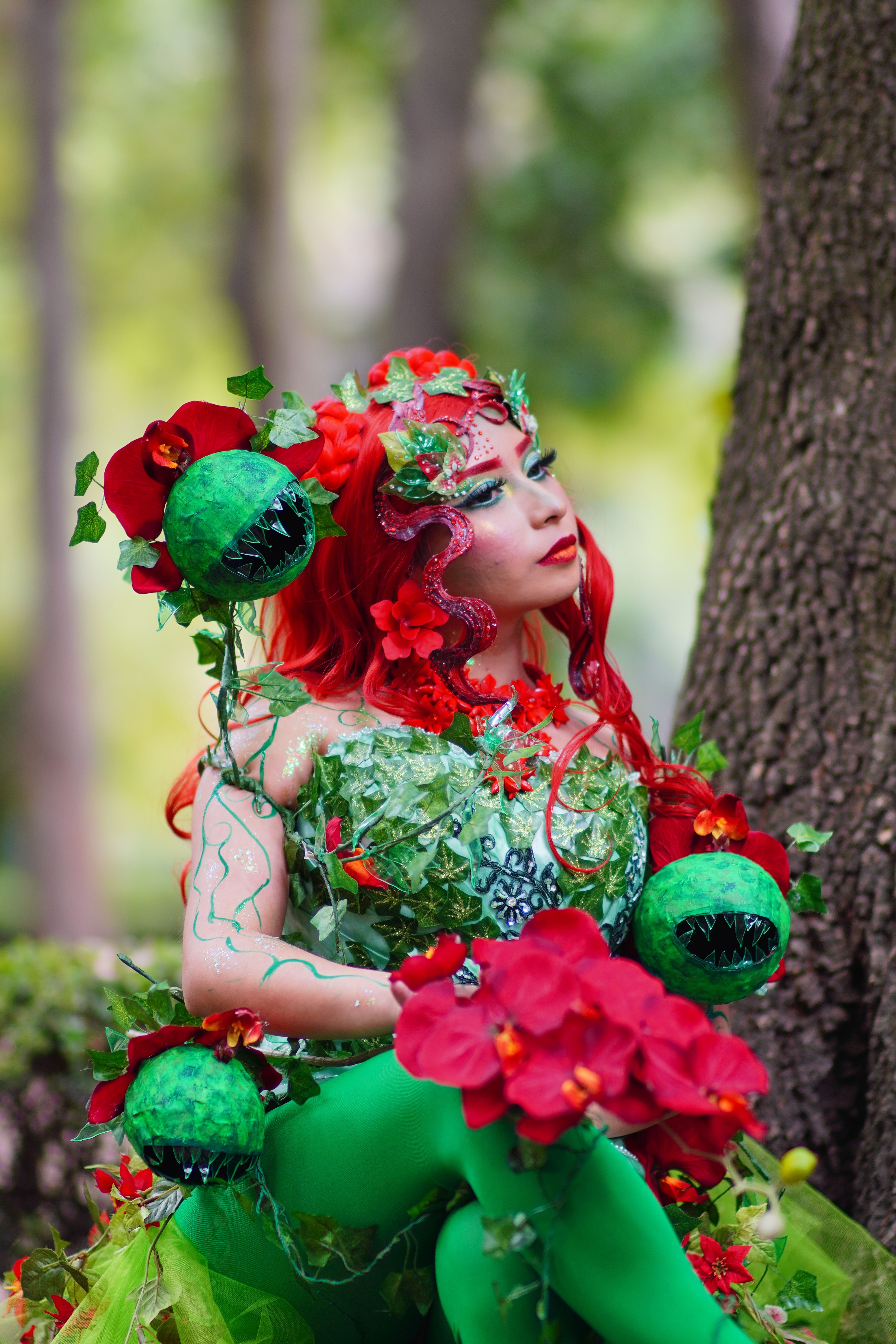 Enchanting Cosplay of Nature-Themed Character · Free Stock Photo