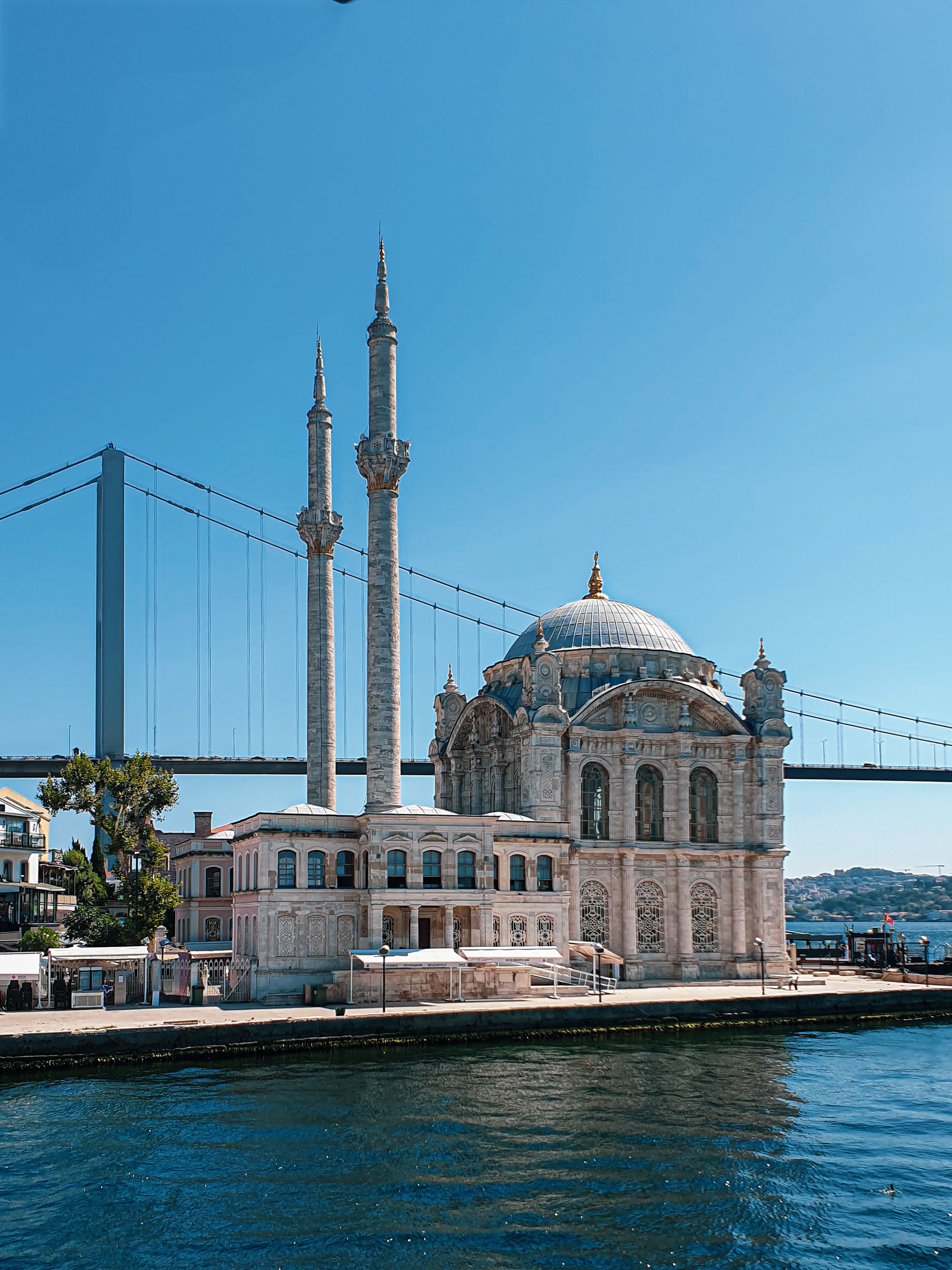 Ortaköy Mosque and Bosphorus Bridge View · Free Stock Photo