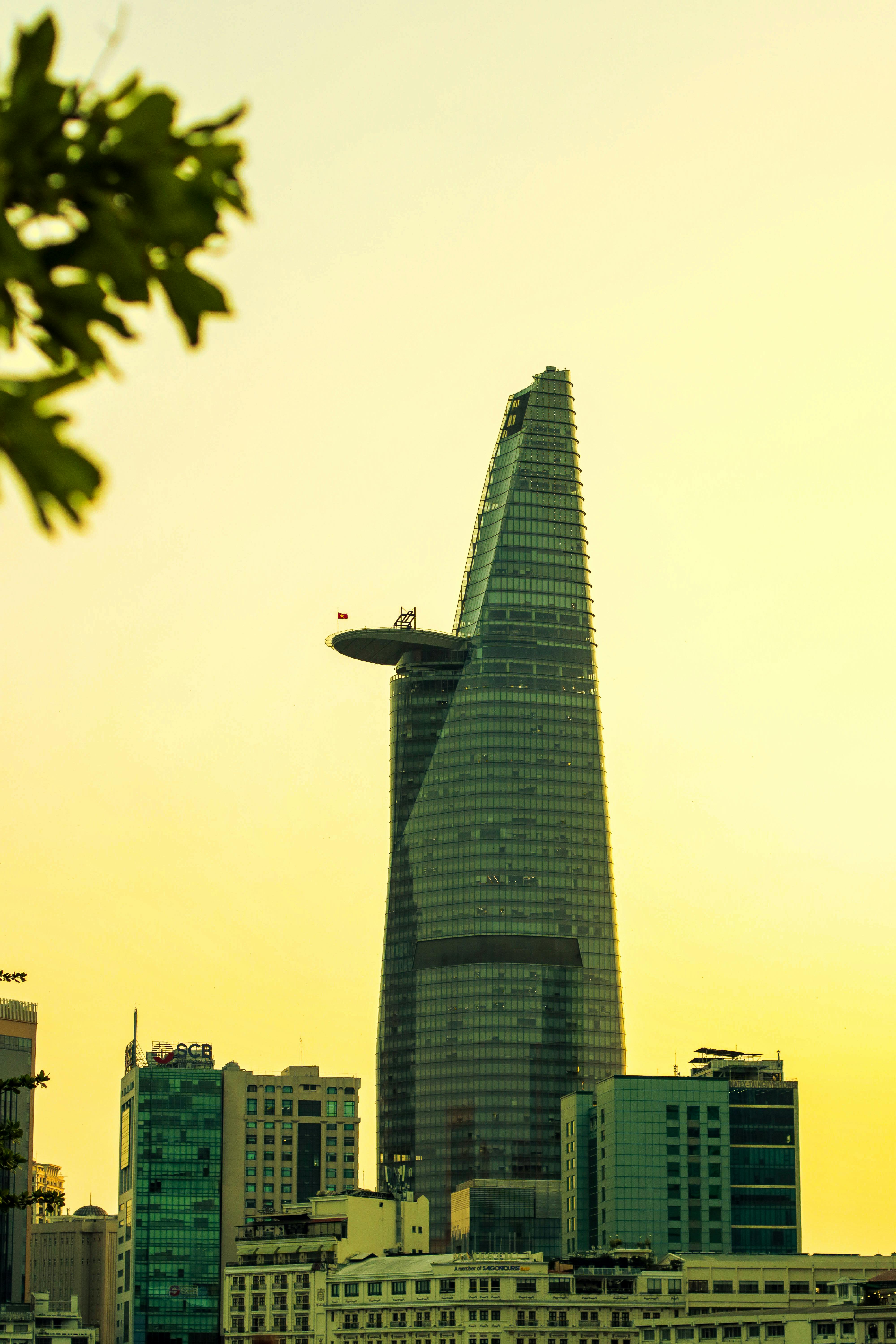 Bitexco Tower in Ho Chi Minh City at Sunset · Free Stock Photo