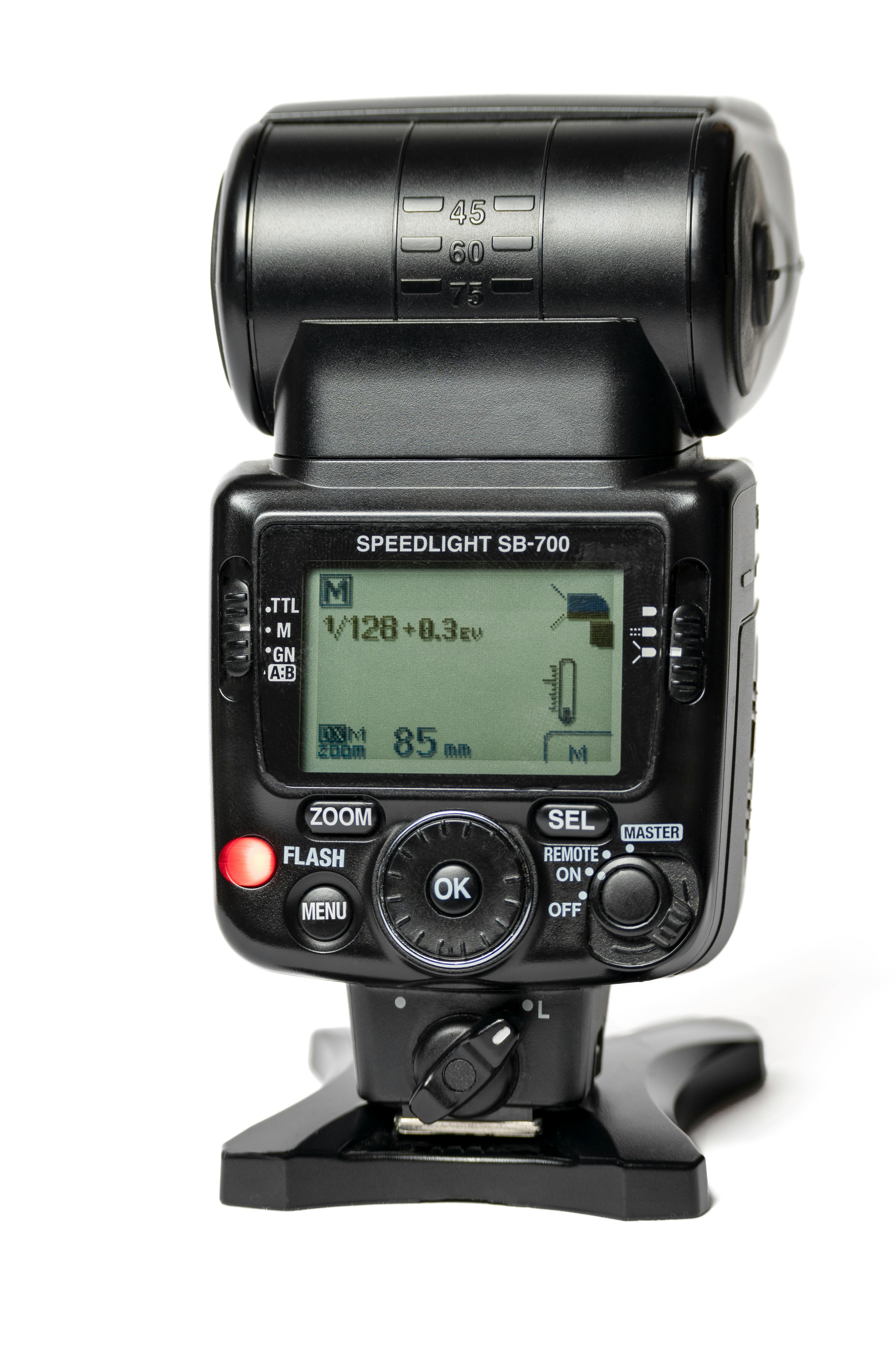 Nikon Speedlight SB-700 Flash Unit Close-Up · Free Stock Photo