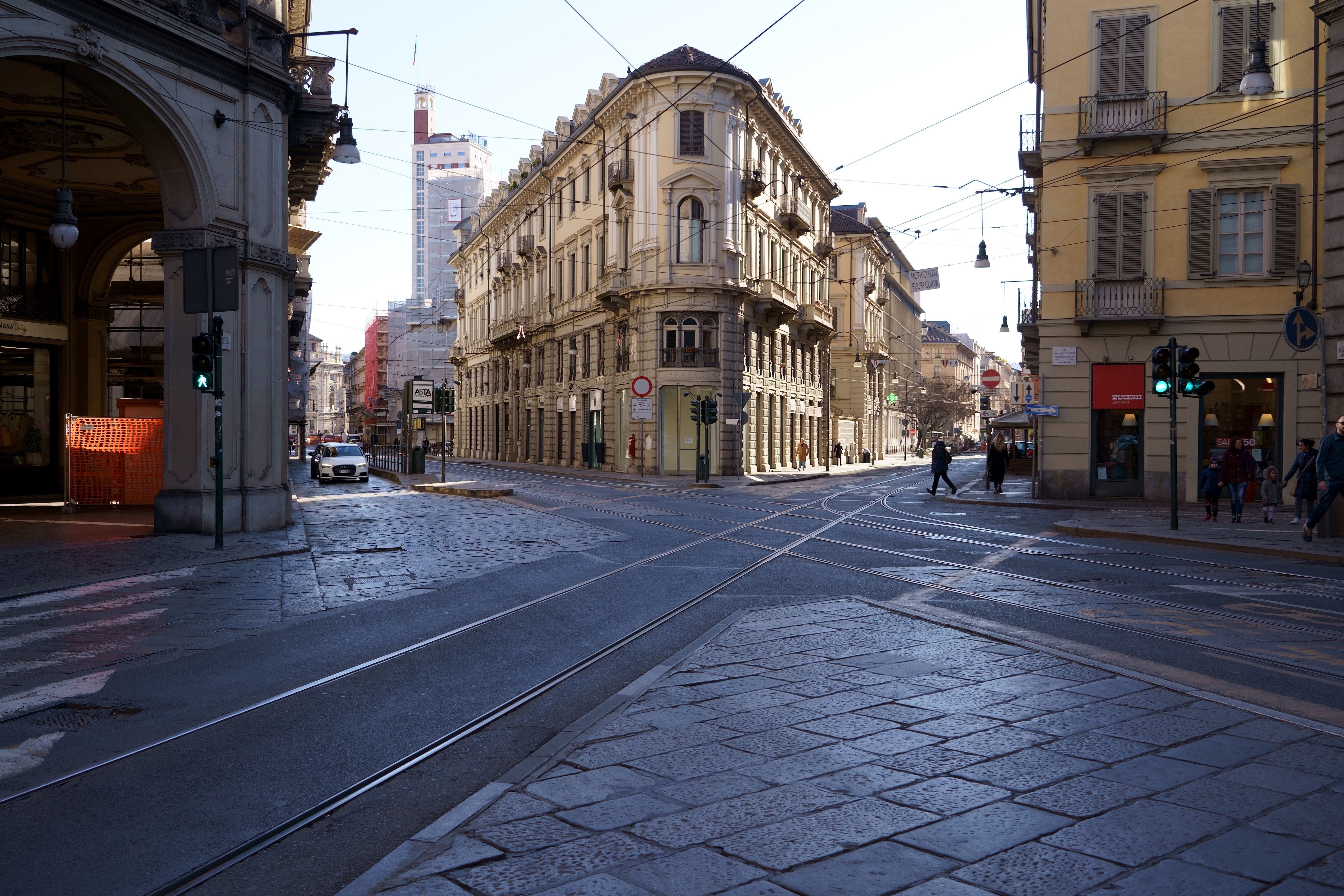 Historic Urban Street View in Turin Italy · Free Stock Photo