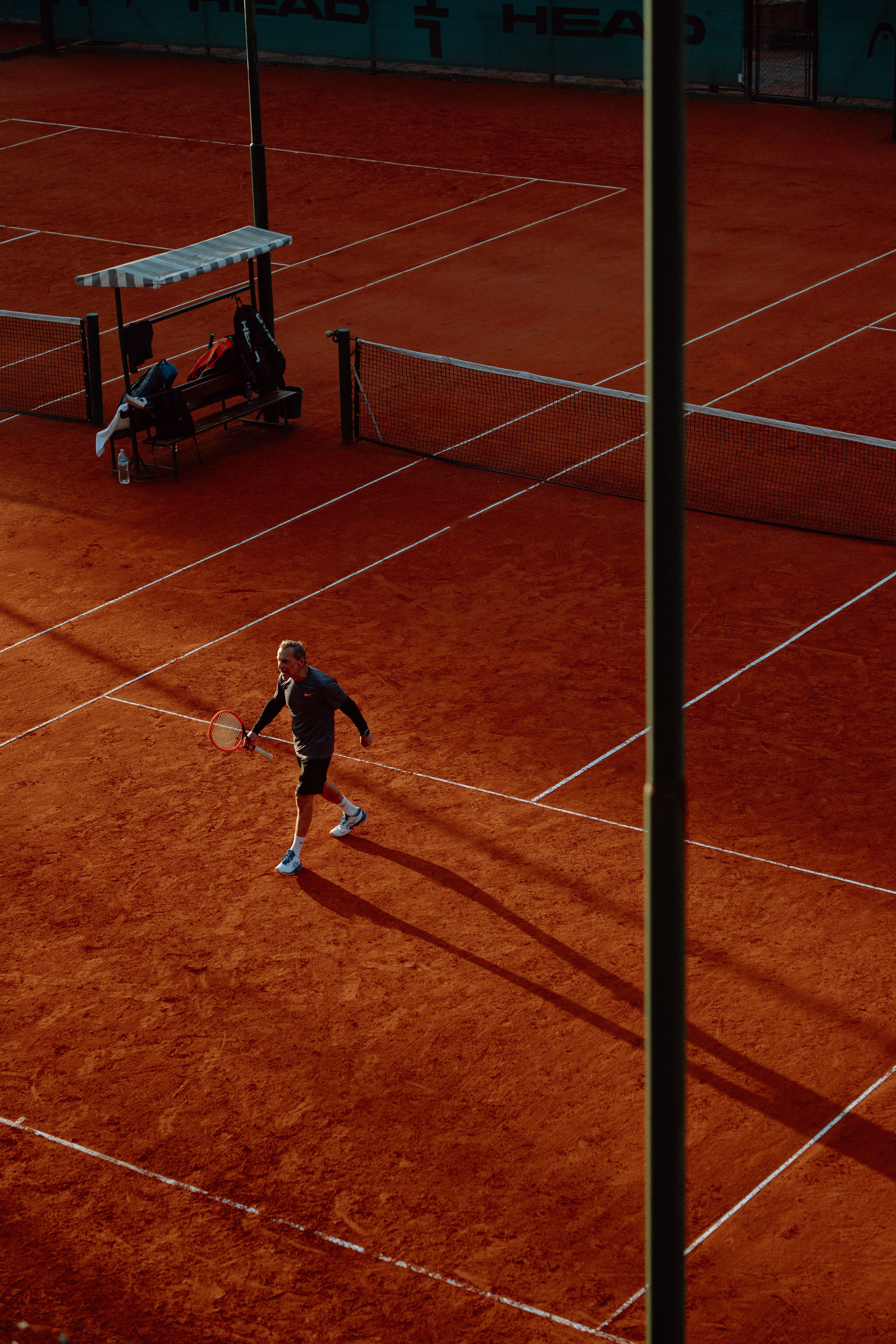 Top View of Tennis Court · Free Stock Photo