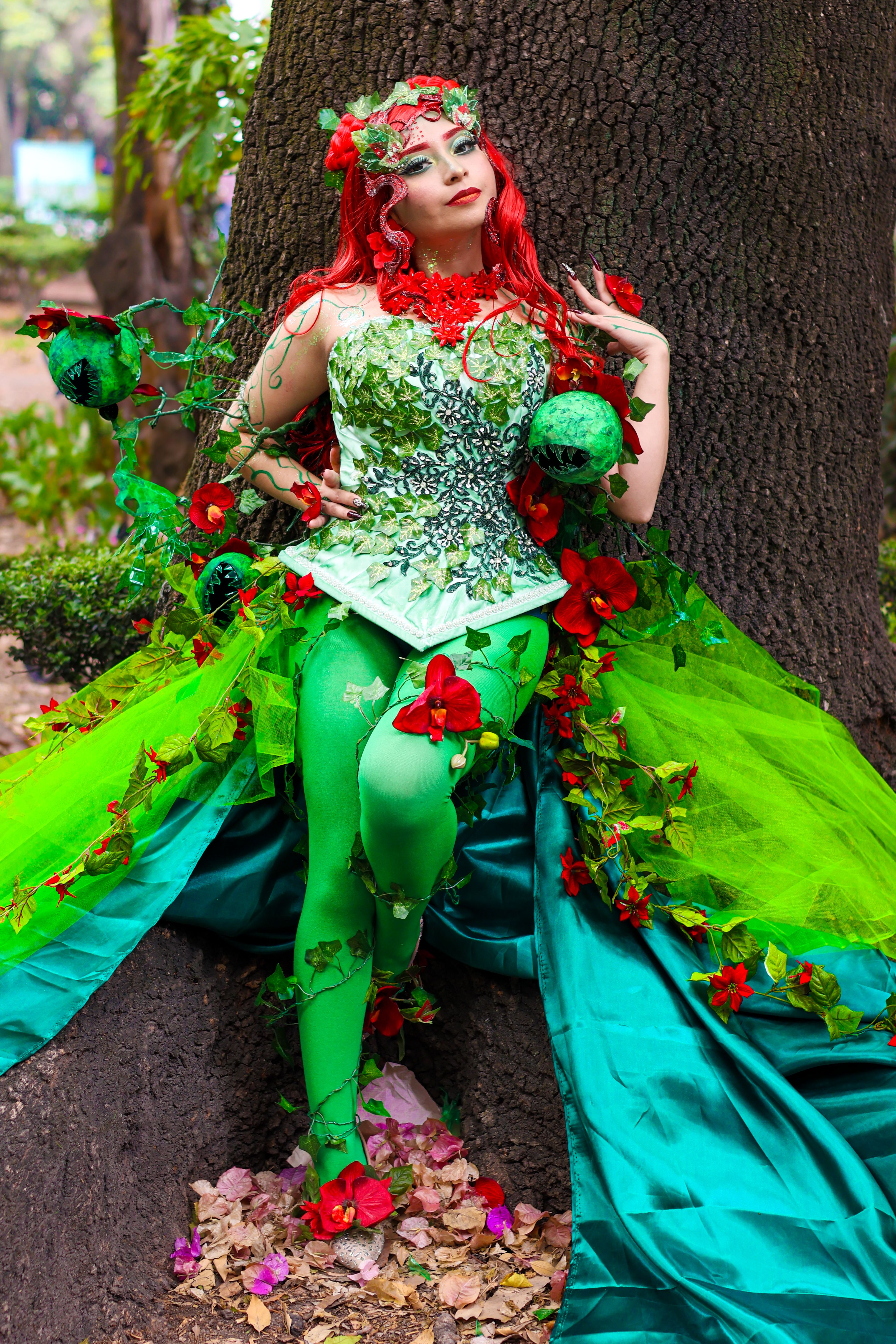 Enchanting Cosplay in Vibrant Nature Setting · Free Stock Photo
