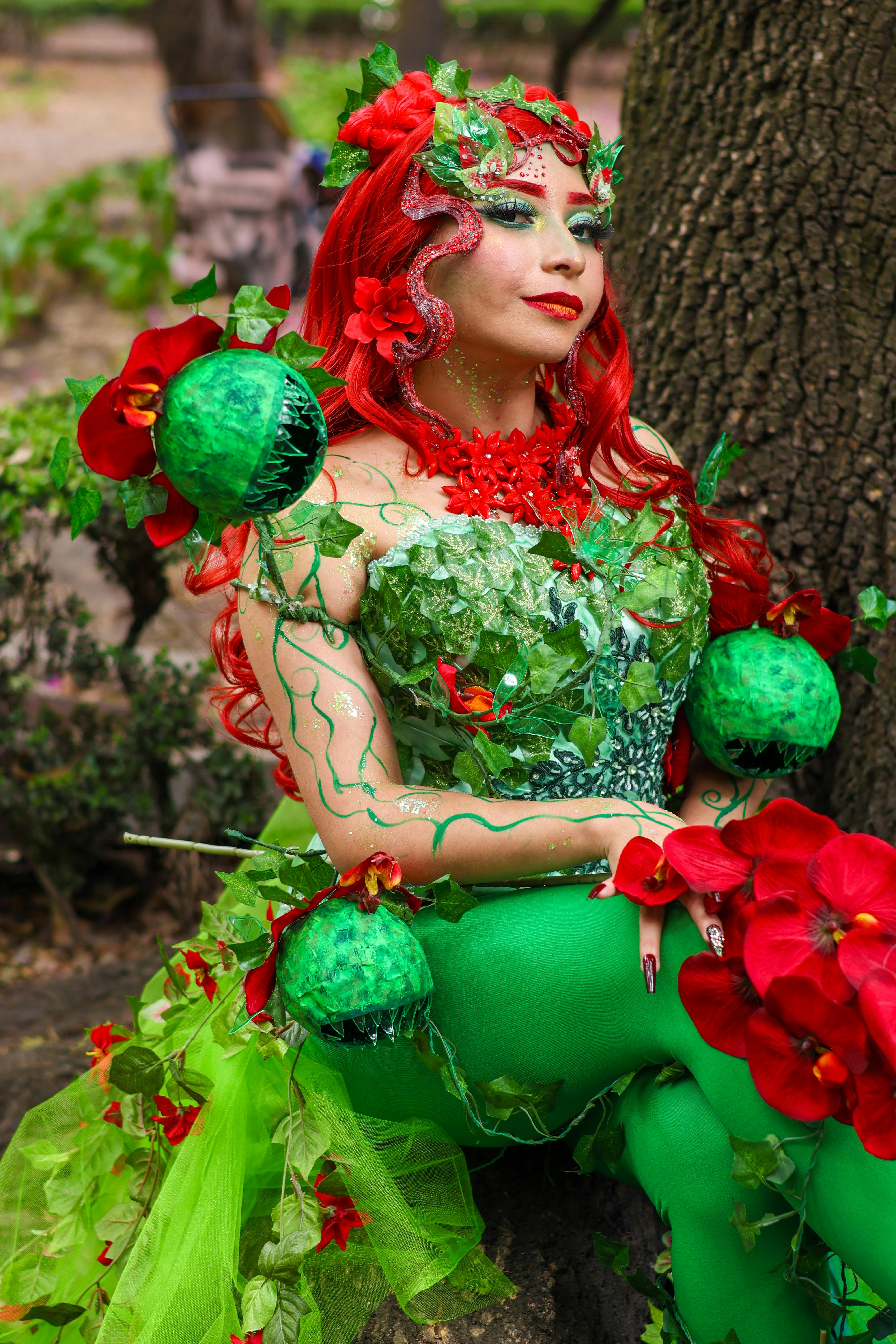 Vibrant Cosplay as Nature-Inspired Character · Free Stock Photo