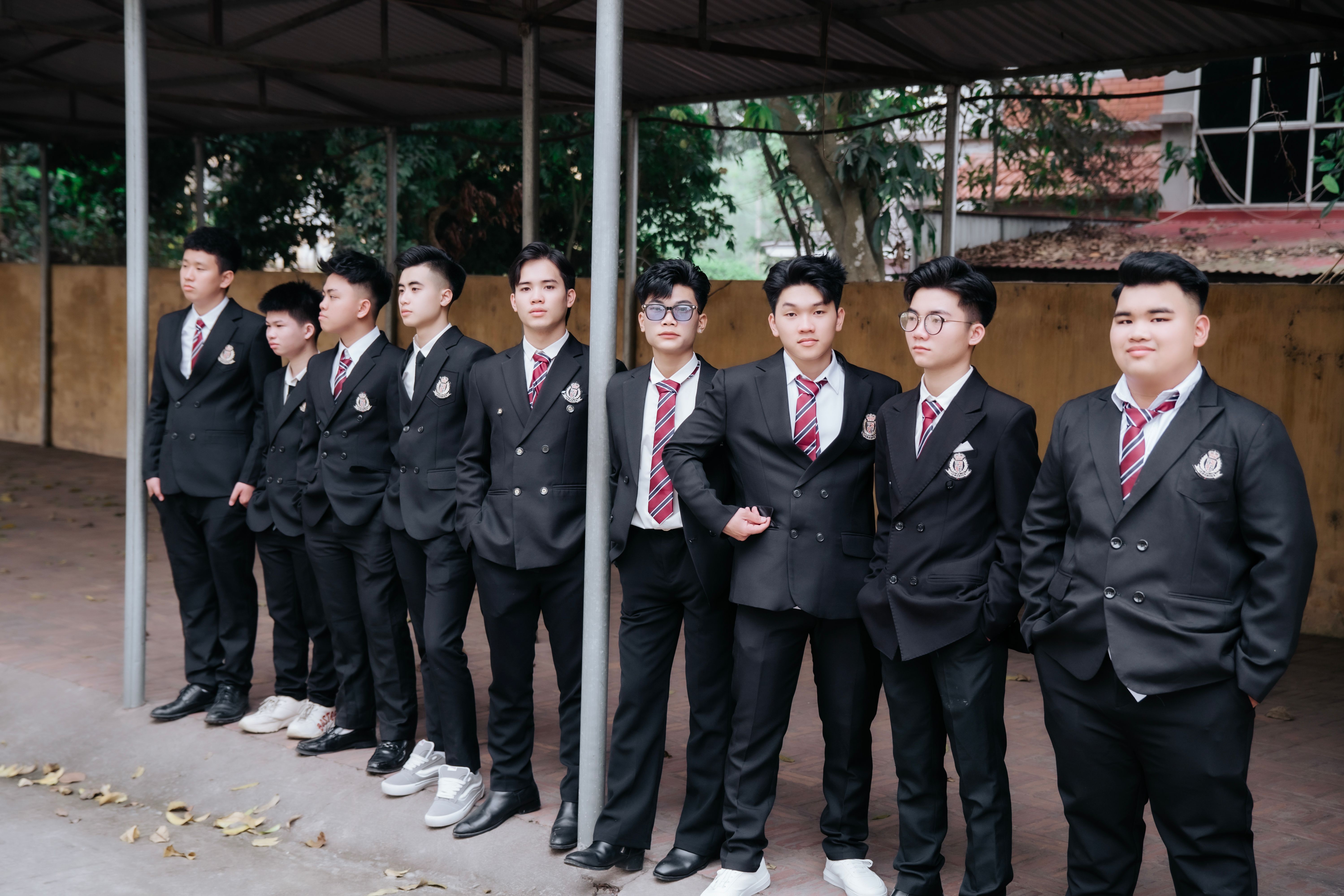 Young Male Students in Formal School Uniforms · Free Stock Photo
