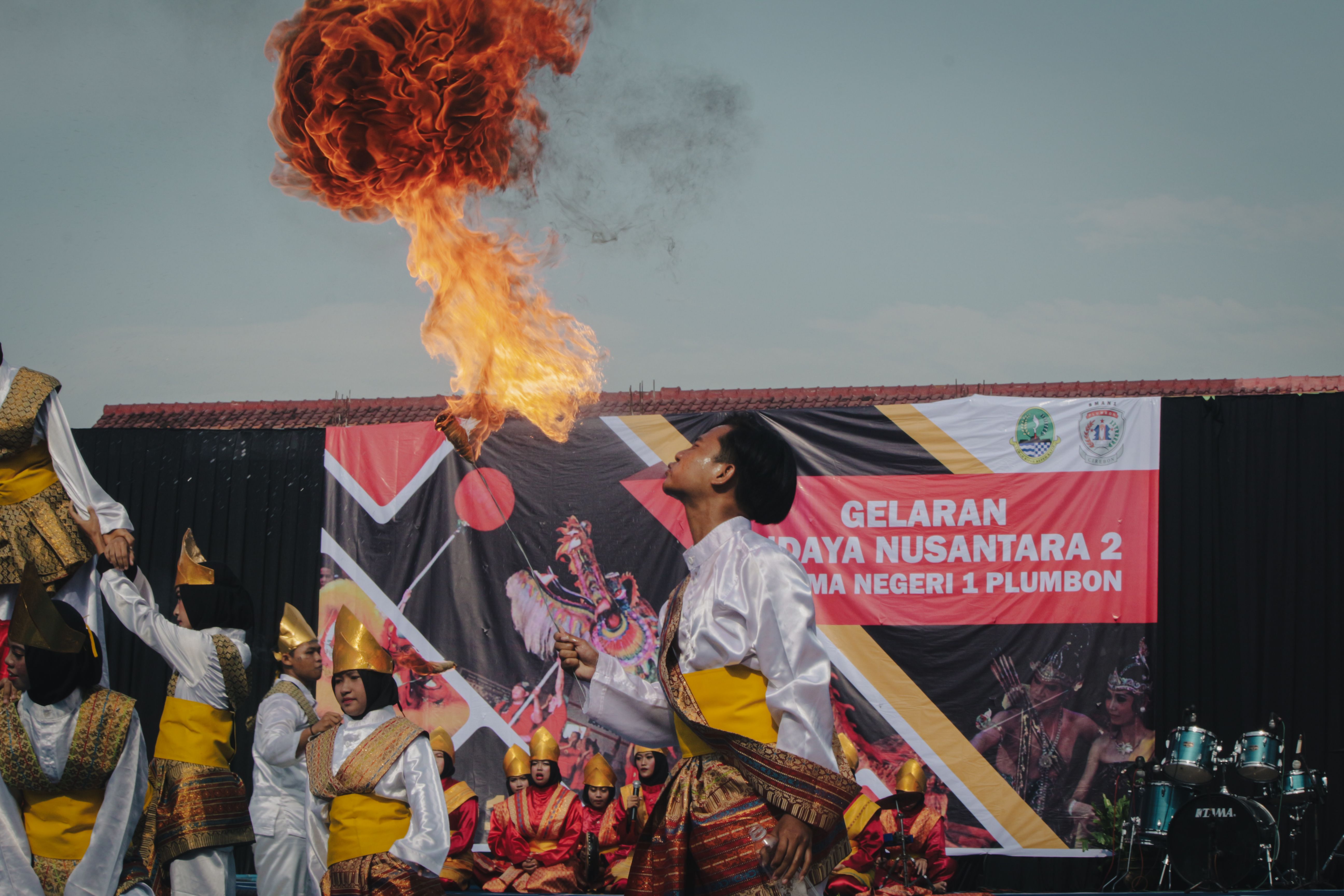 Traditional Fire Performance in Cirebon, Indonesia · Free Stock Photo