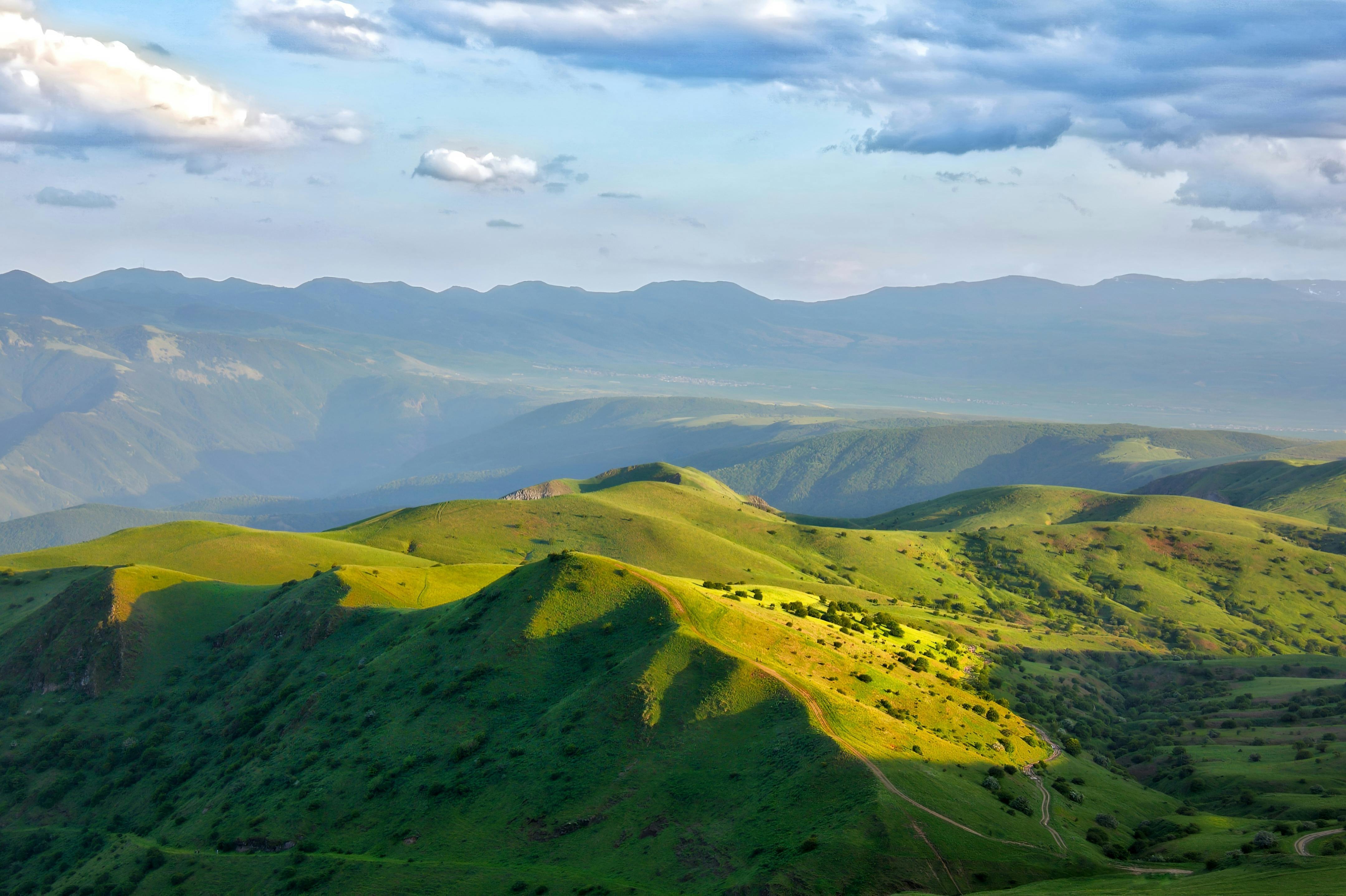 Scenic View of Lush Green Hills in Iran · Free Stock Photo