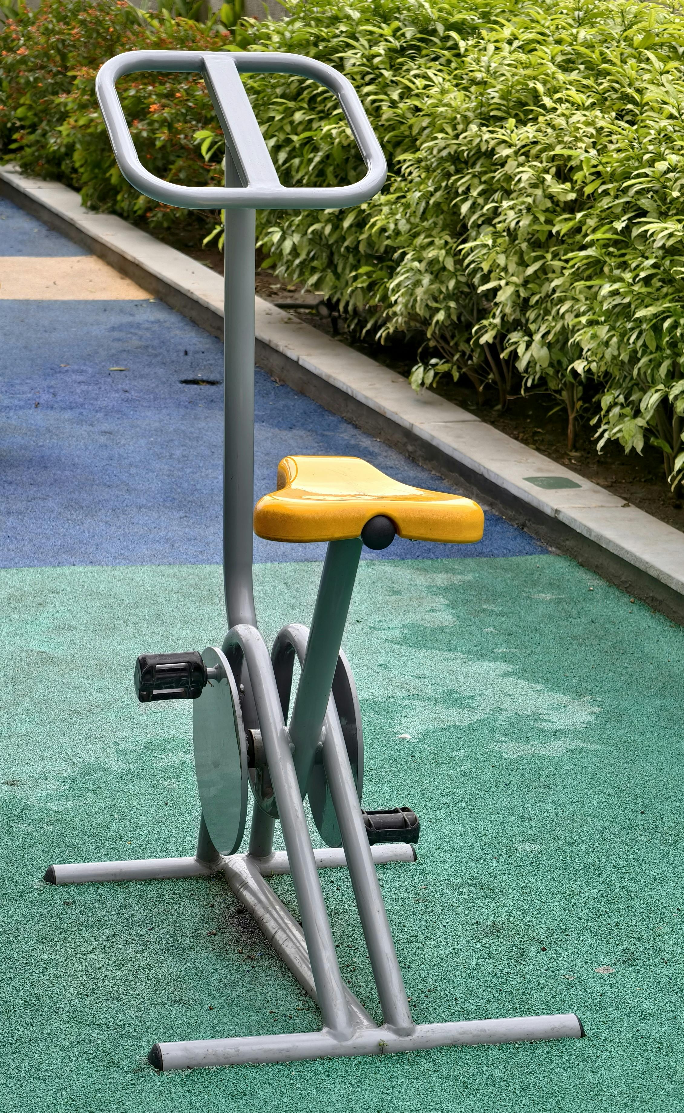 Outdoor Exercise Bike in Public Park · Free Stock Photo