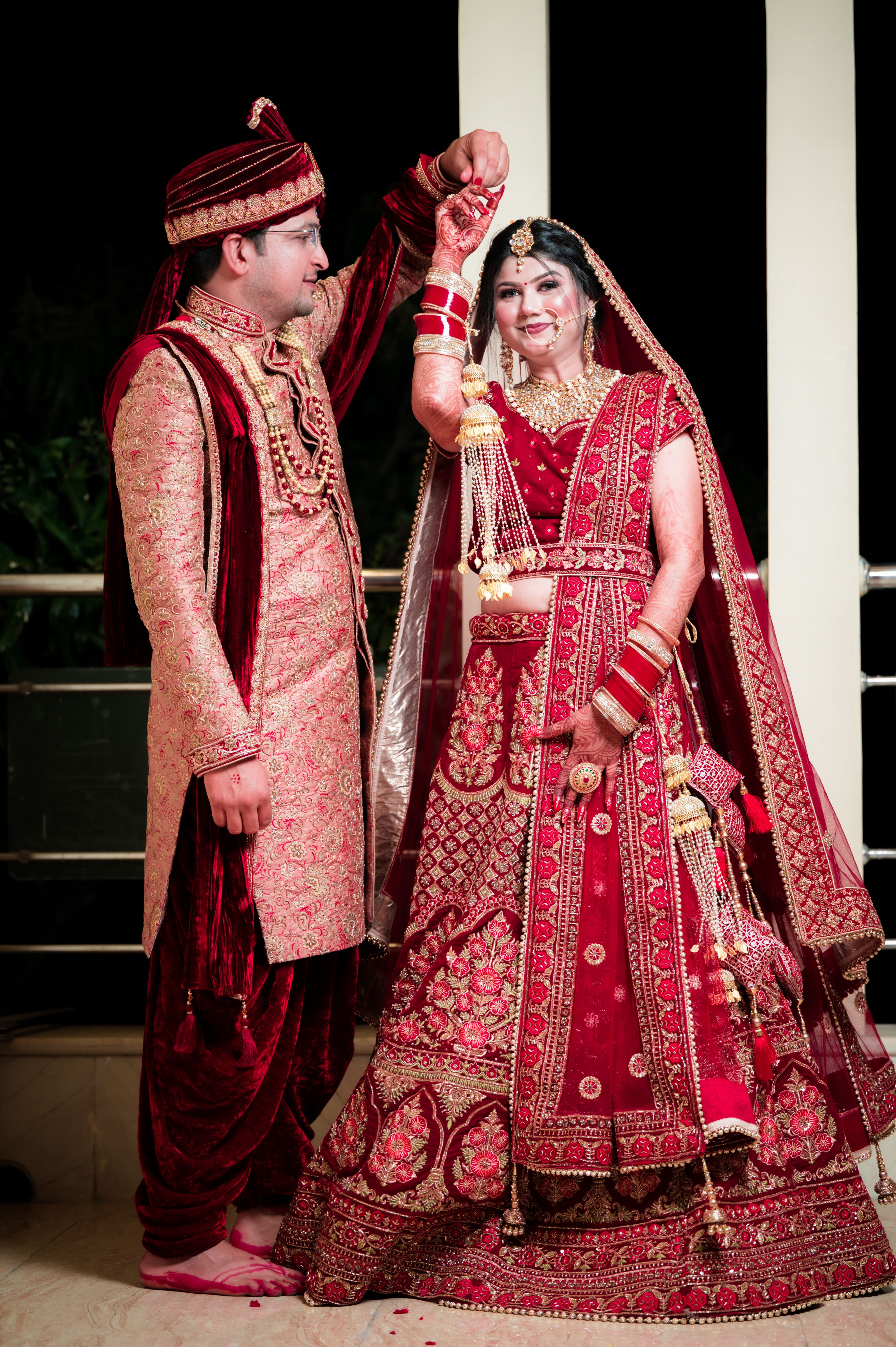Traditional Indian Wedding Attire Celebration · Free Stock Photo