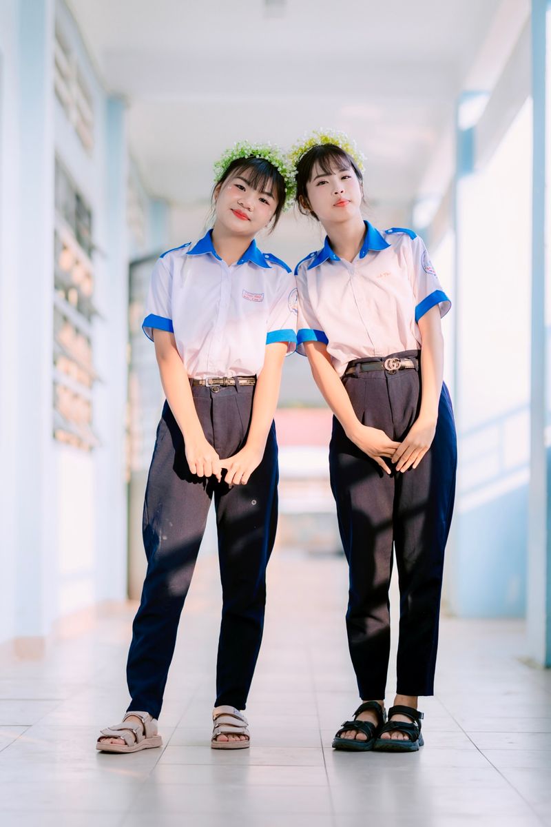 Students In Blue Uniform Photos, Download The BEST Free Students In ...