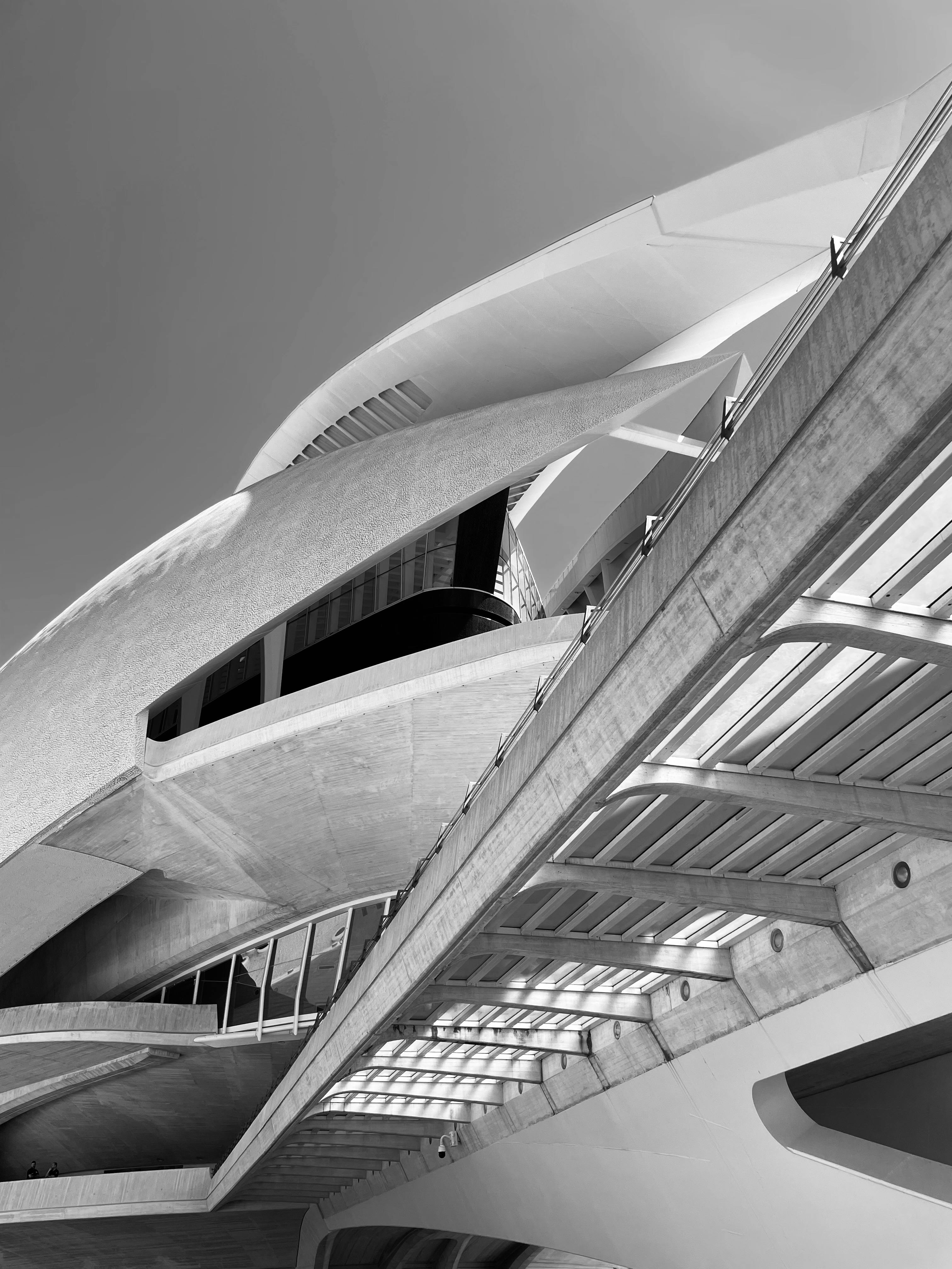 Modern Architecture Structure in Black and White · Free Stock Photo