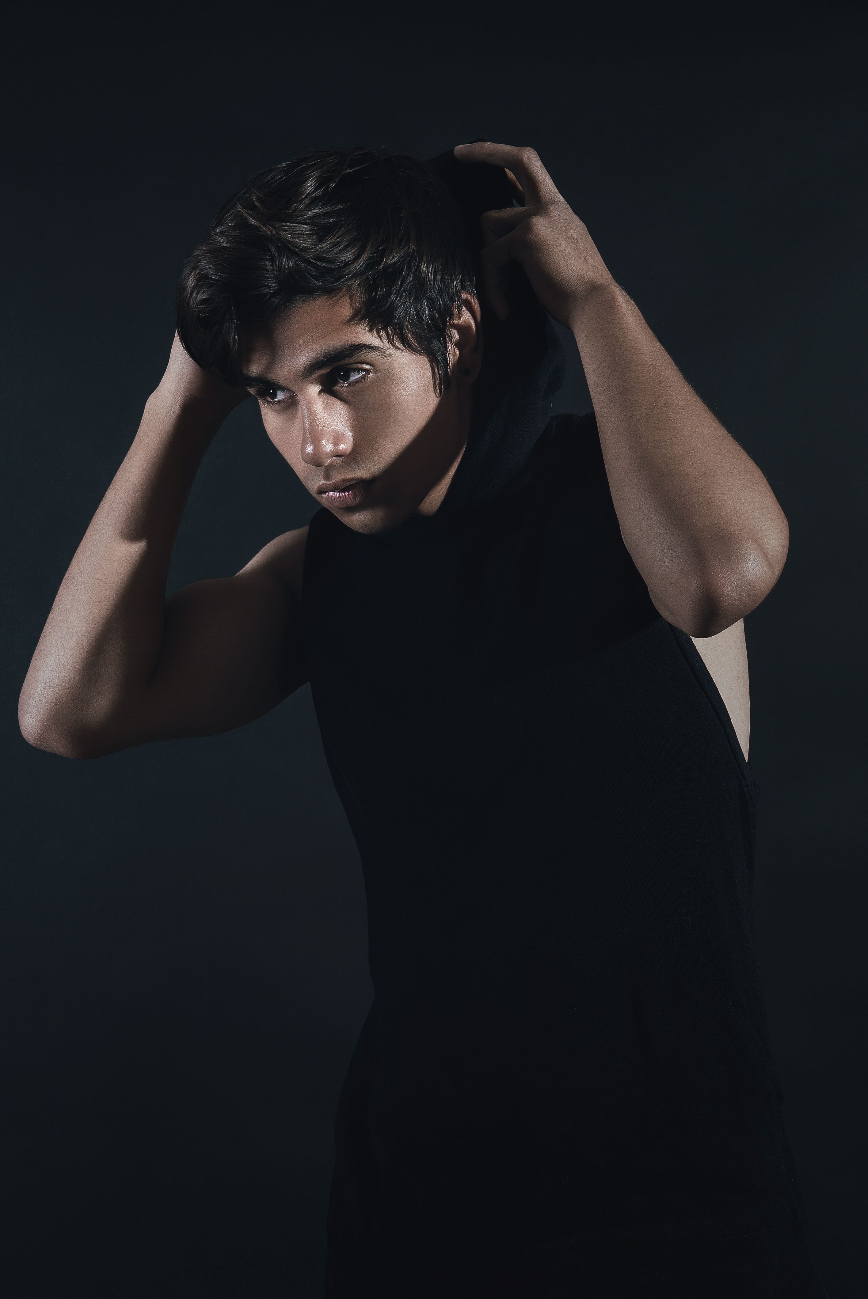 Moody Portrait of a Young Adult Male · Free Stock Photo