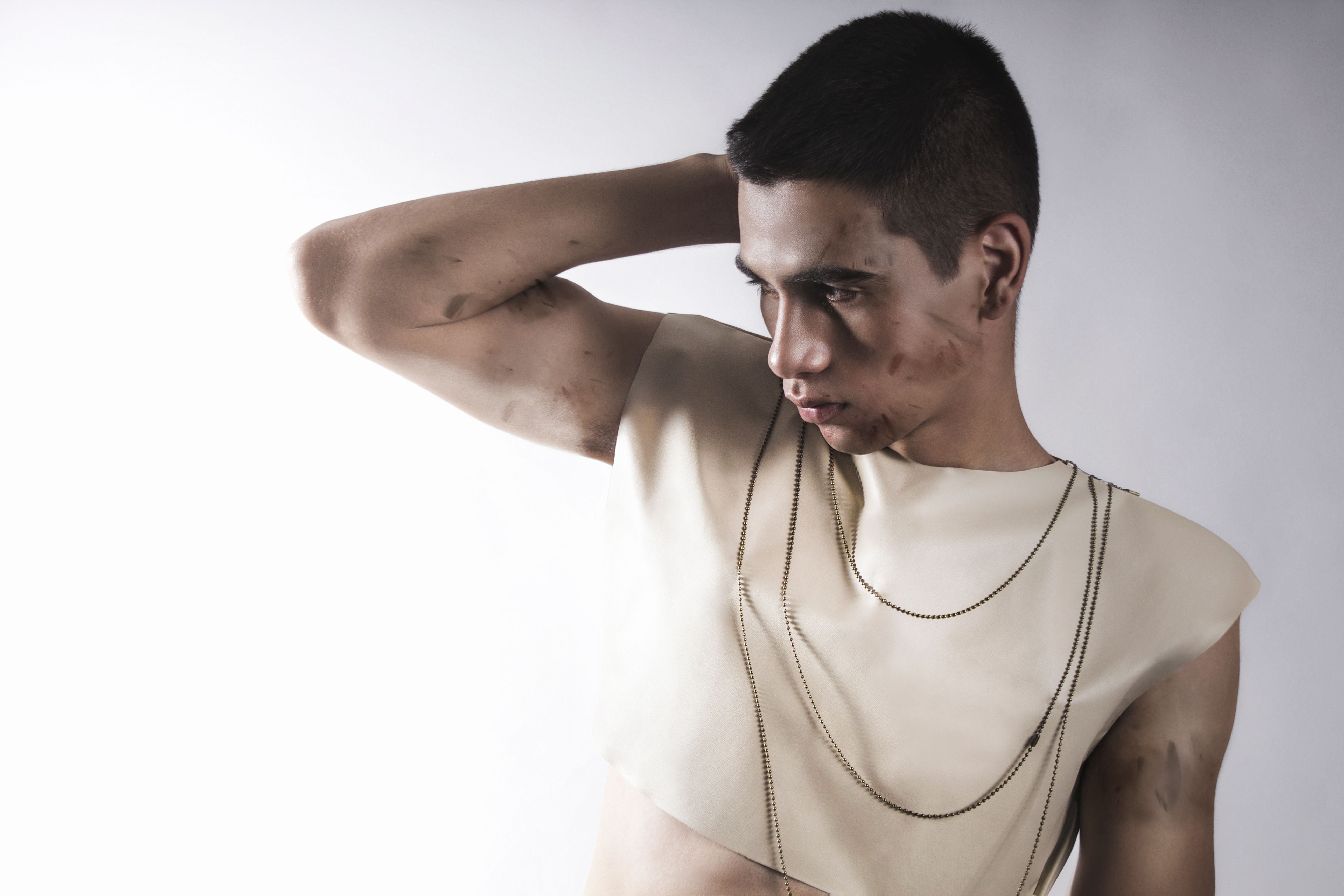 Stylish Male Portrait with Edgy Fashion Vibe · Free Stock Photo