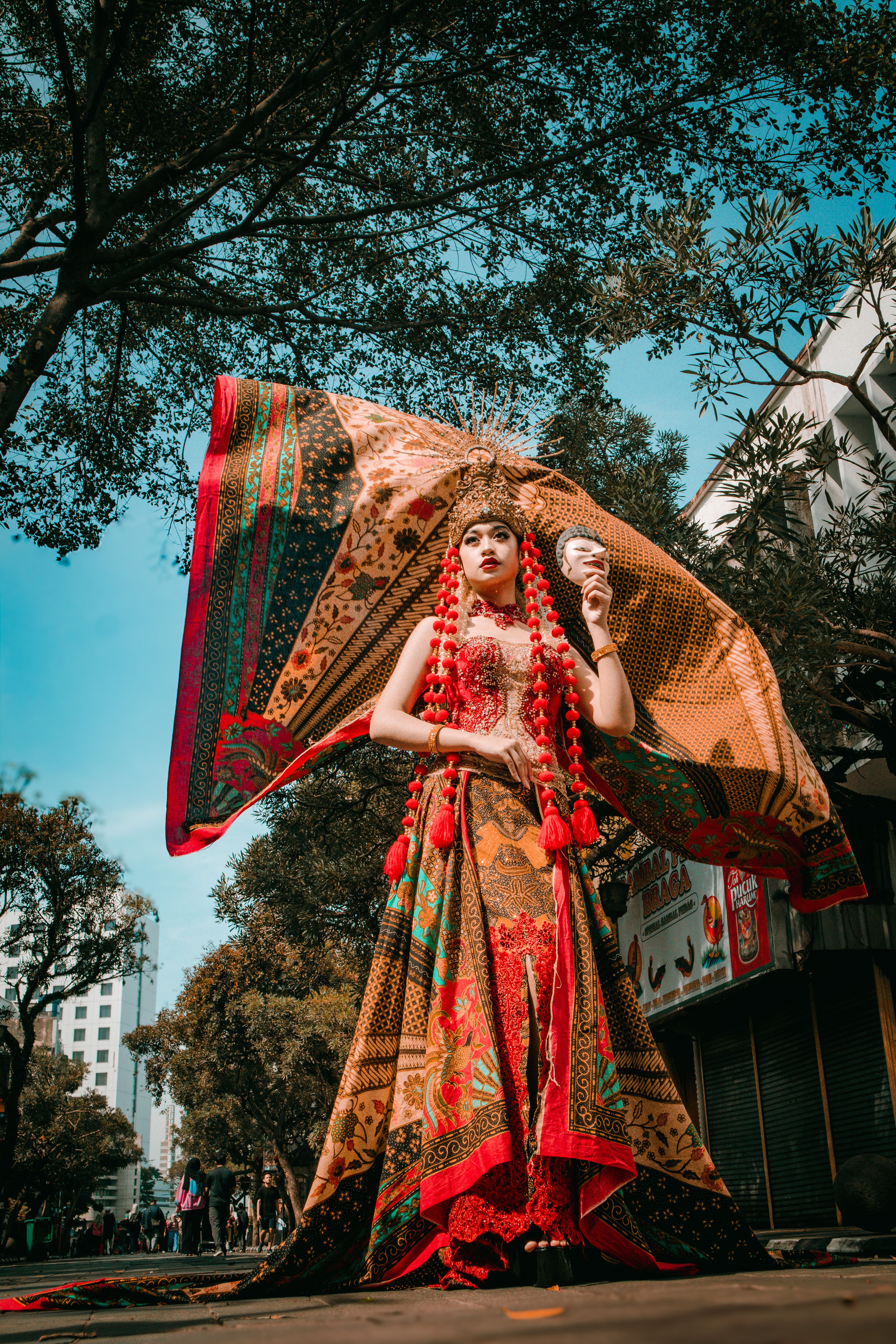 Traditional Indonesian Dress on Braga Street, Bandung · Free Stock Photo