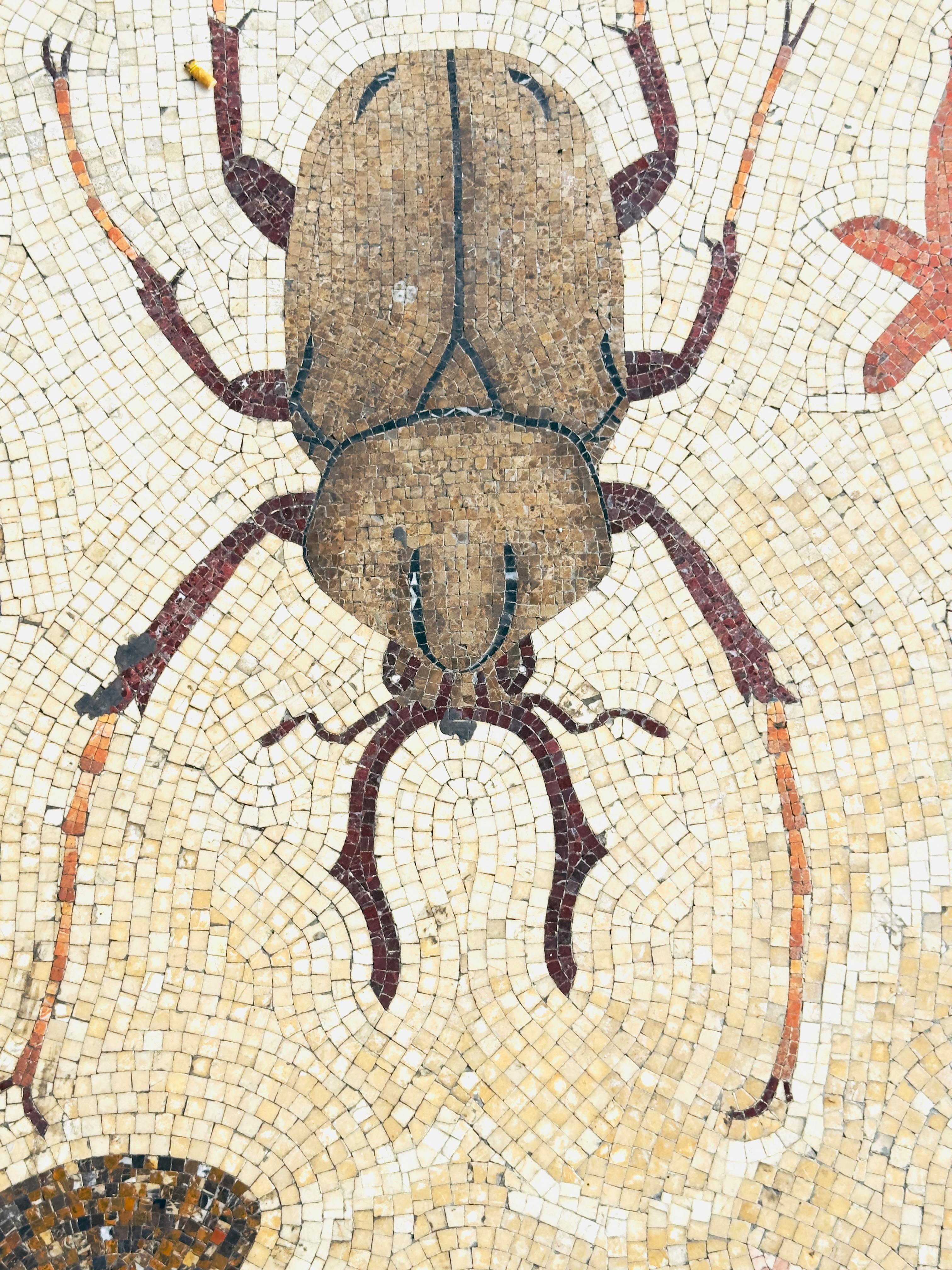 Intricate Beetle Mosaic Artwork Detail · Free Stock Photo