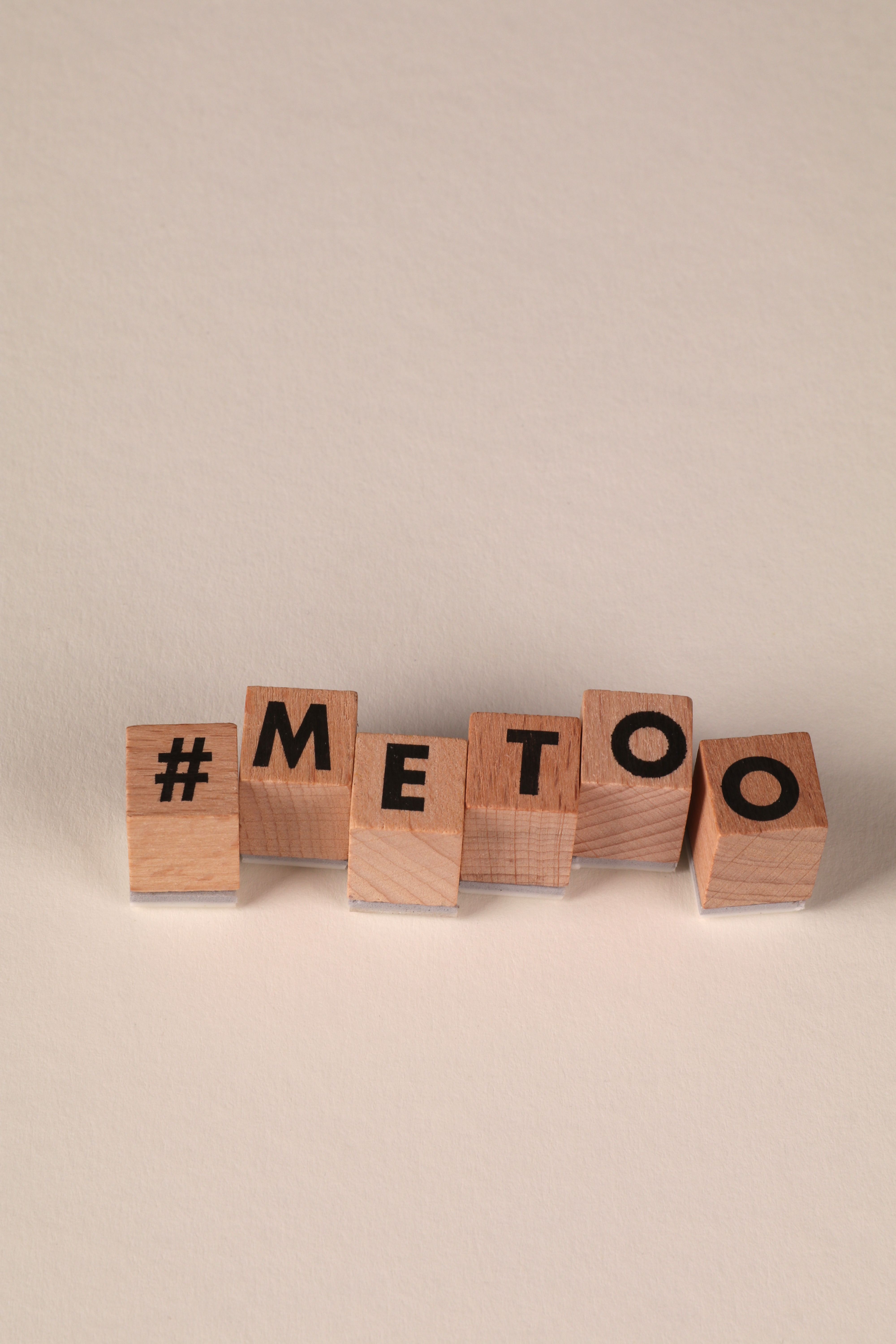 MeToo Movement Wooden Block Message · Free Stock Photo