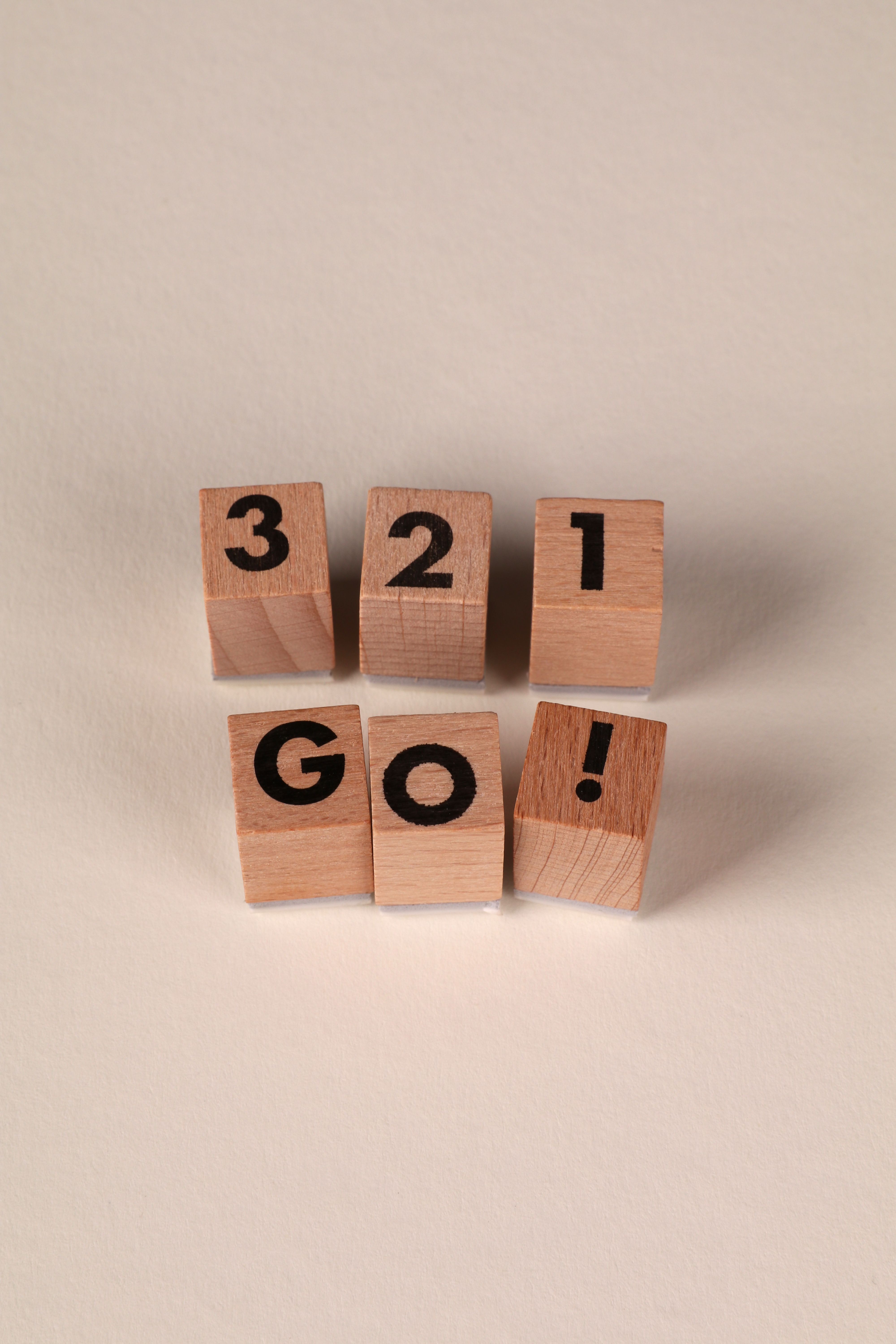 Countdown Blocks Ready for Action · Free Stock Photo