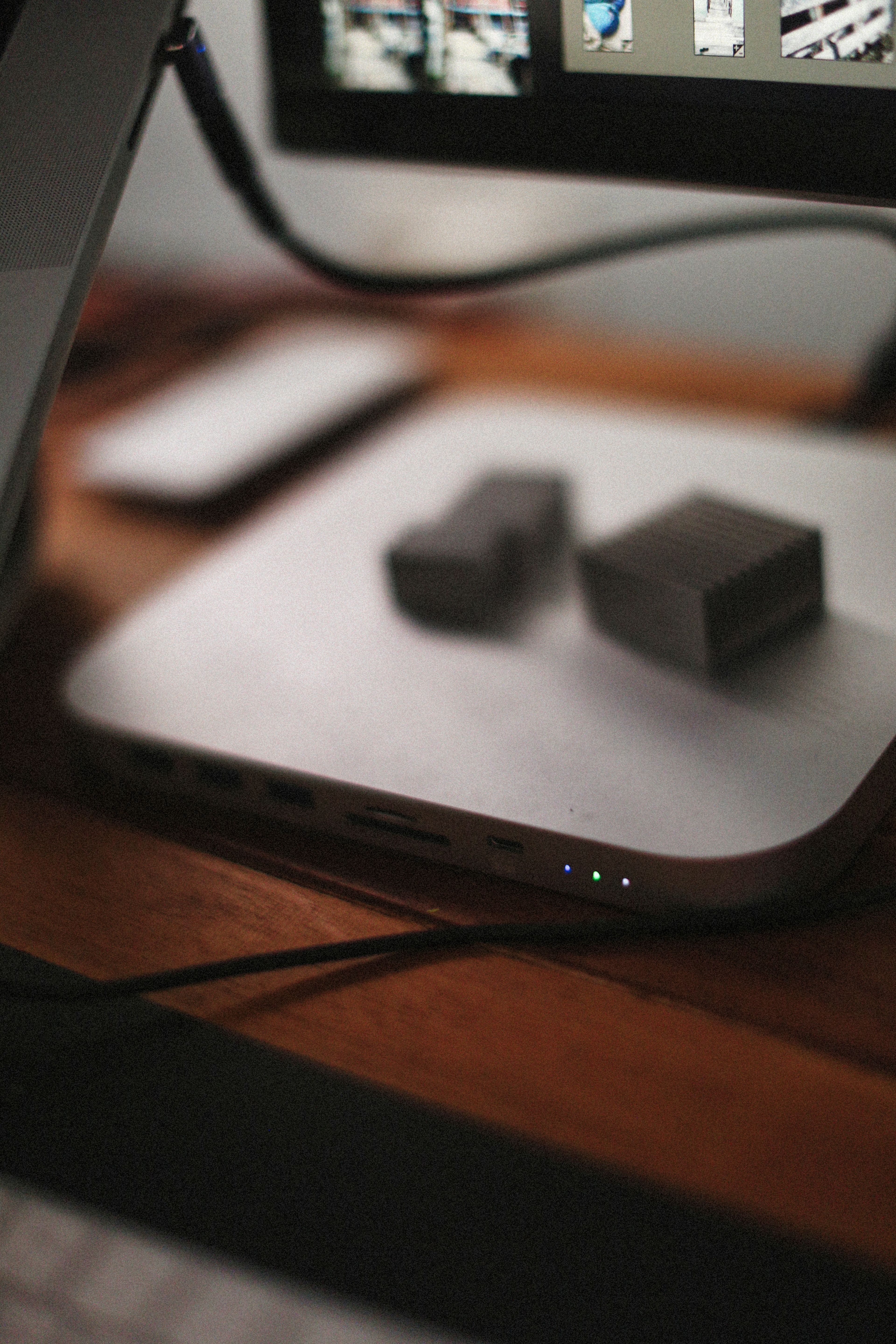 Blurred Close-Up of Technology Devices on Desk · Free Stock Photo