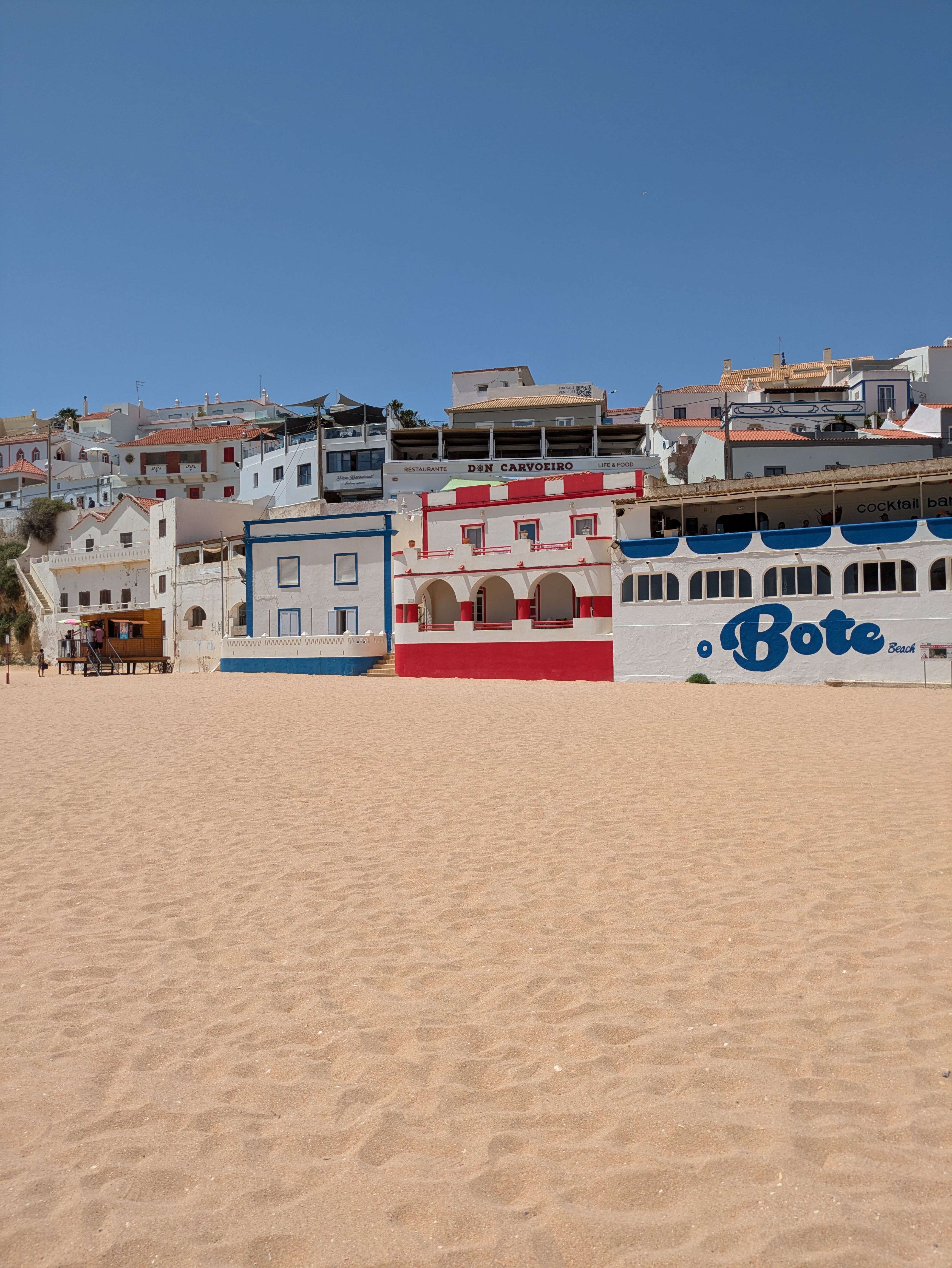 Colorful Buildings by Algarve Beachfront · Free Stock Photo