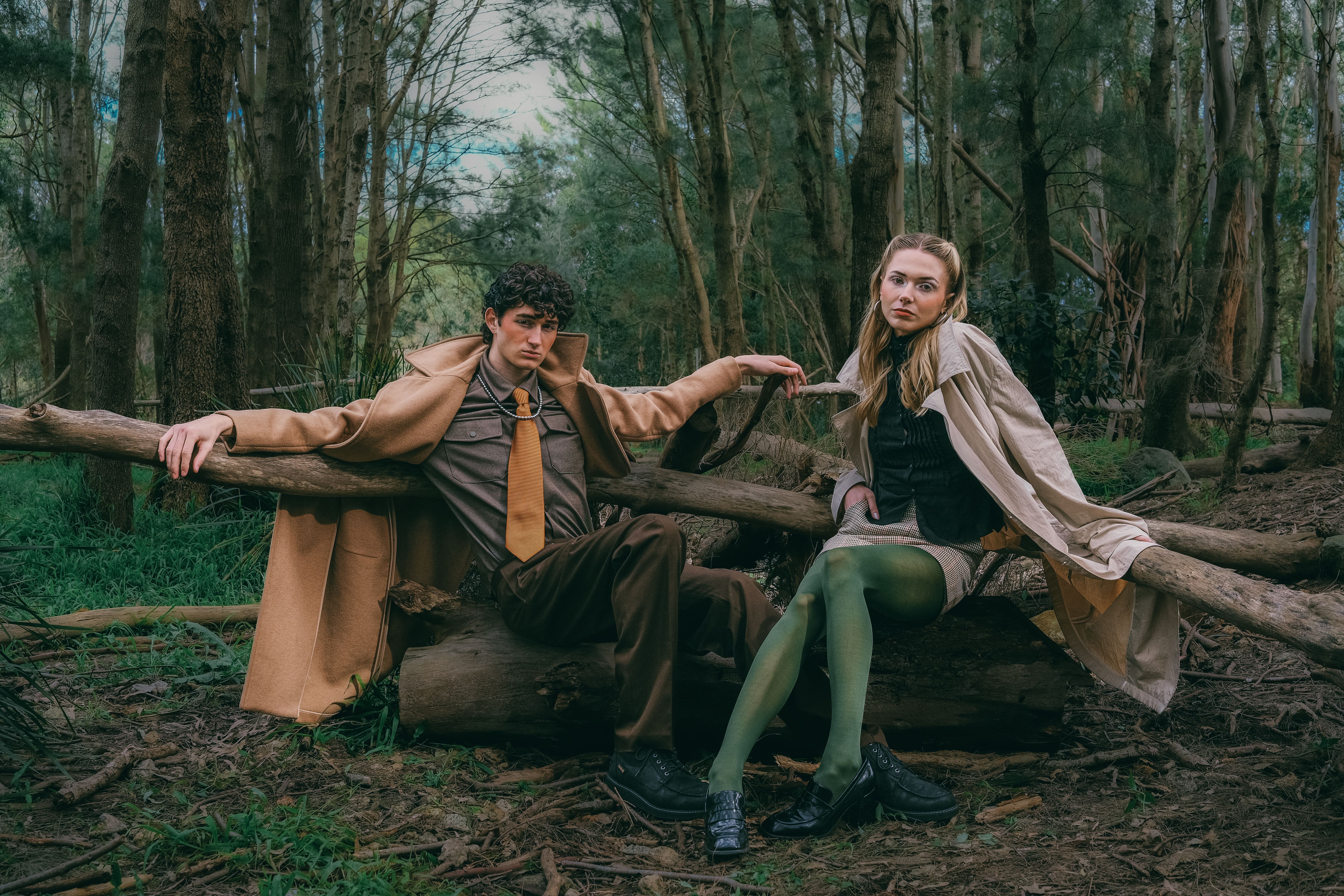 Stylish Portrait in Enchanted Forest Setting · Free Stock Photo