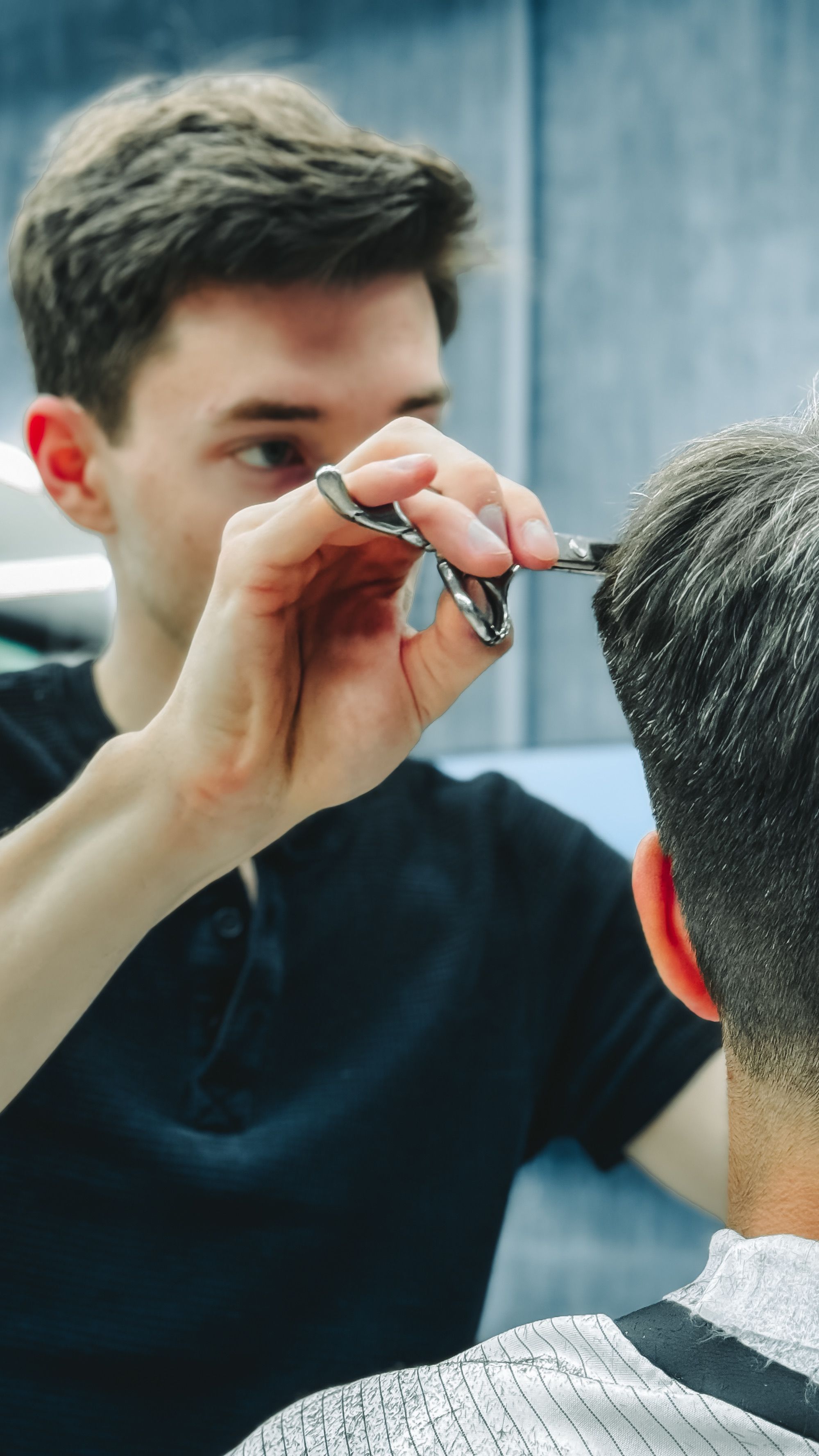 Professional Haircut at Modern Barbershop · Free Stock Photo