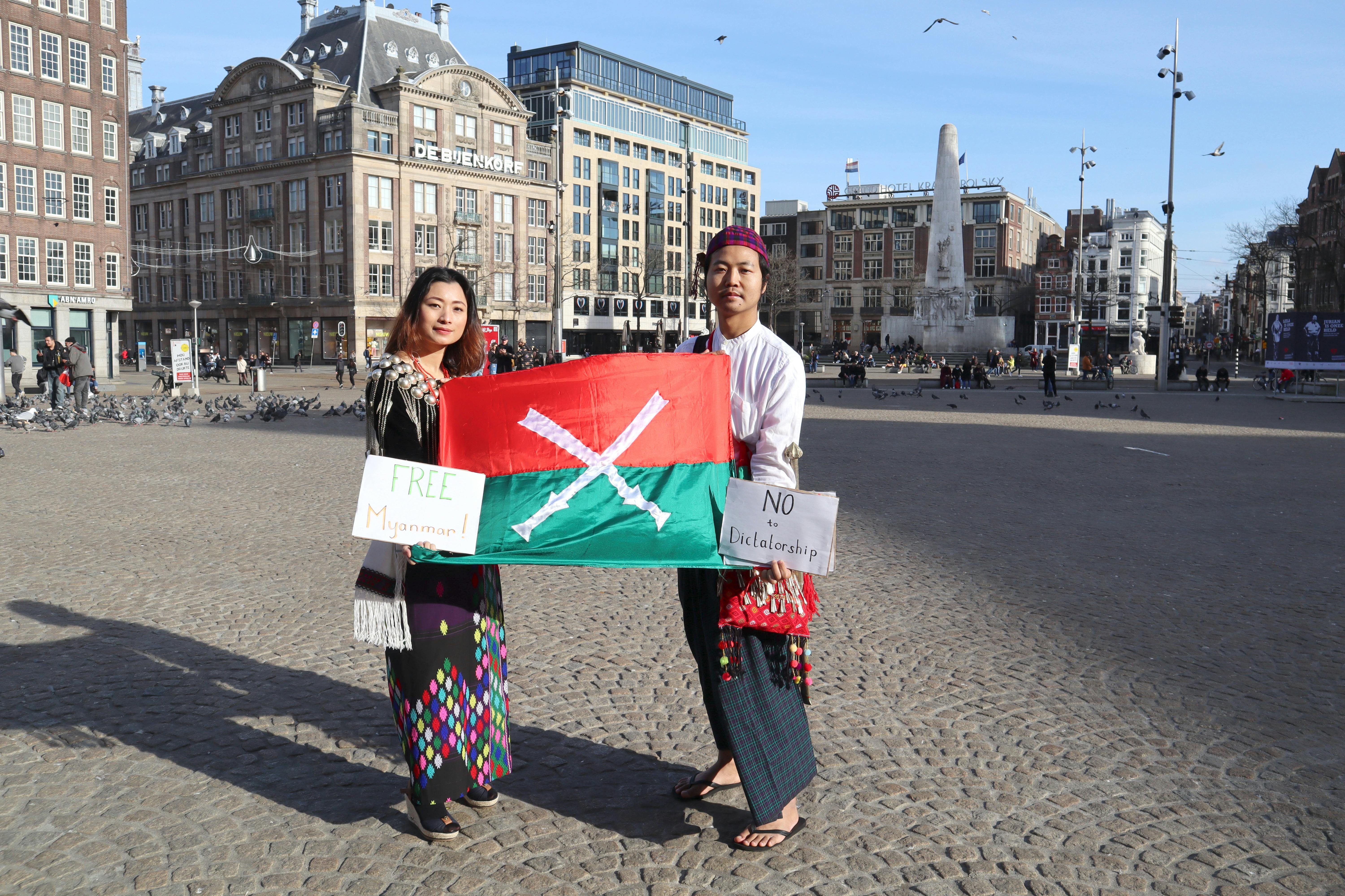 Demonstration for Myanmar Freedom at Town Square · Free Stock Photo