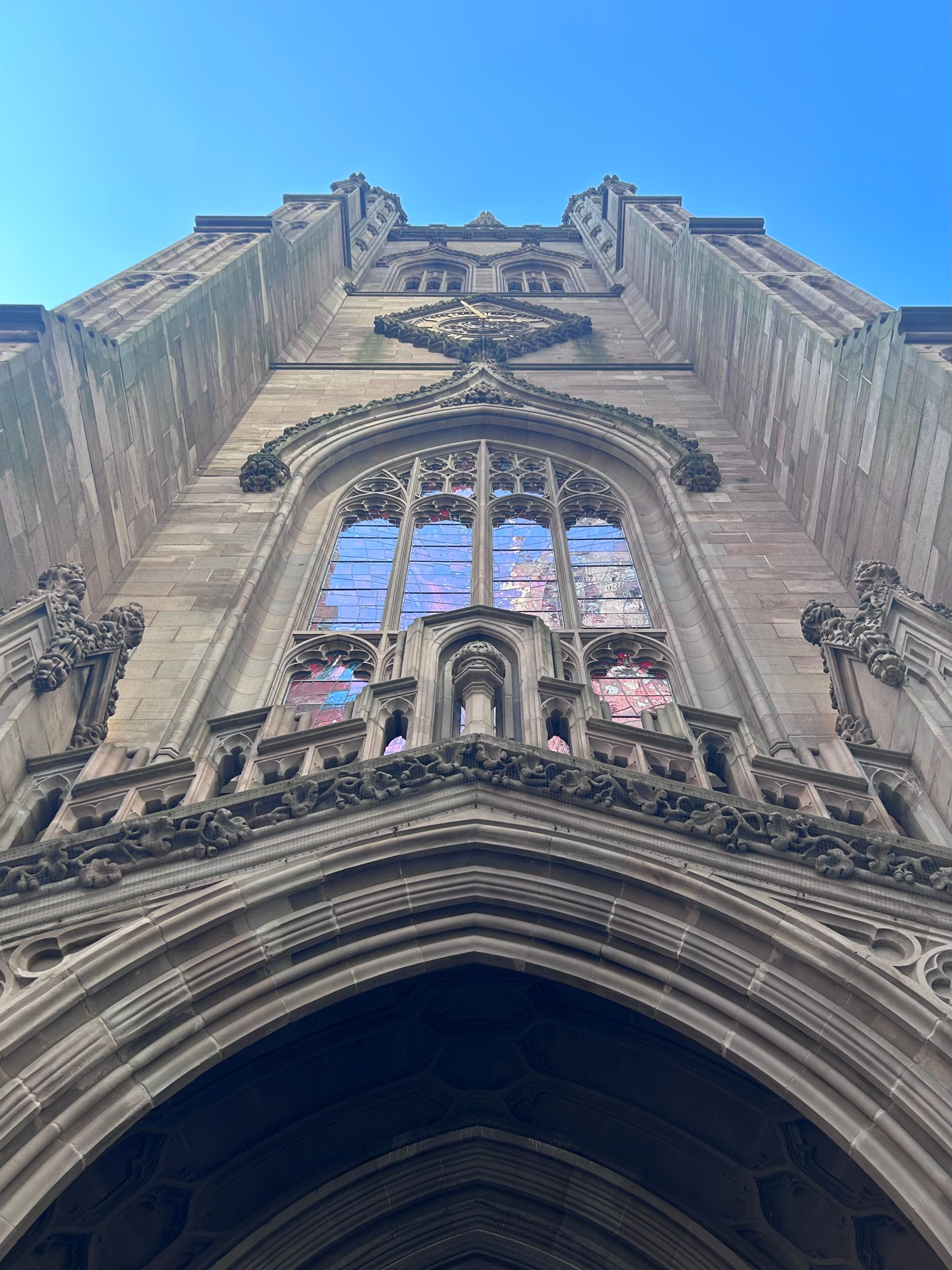 Majestic Gothic Architecture with Stained Glass · Free Stock Photo